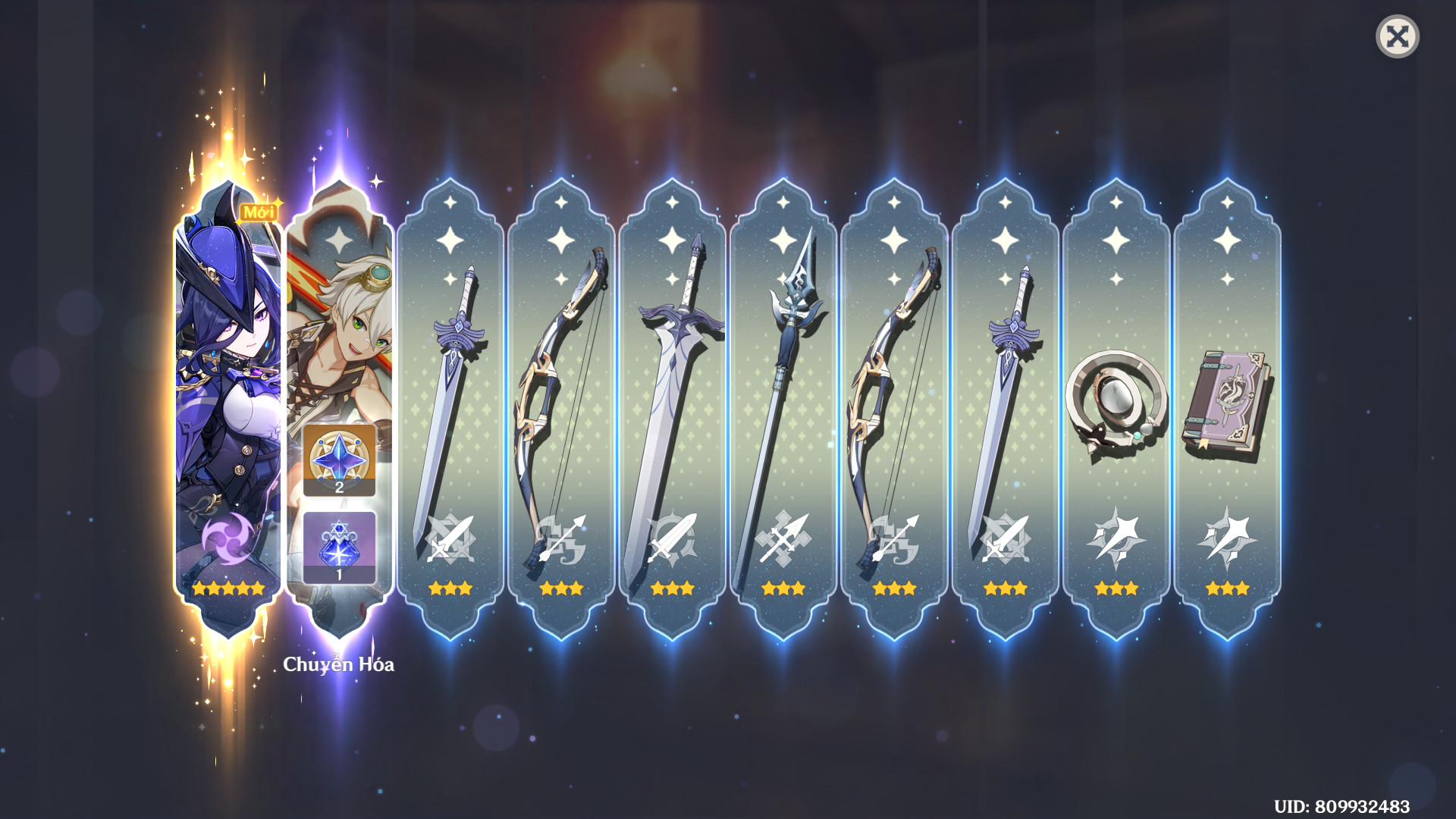 Mission complete. Good luck with your Clorinde pull 👍⚔️⚔️ Genshin ...