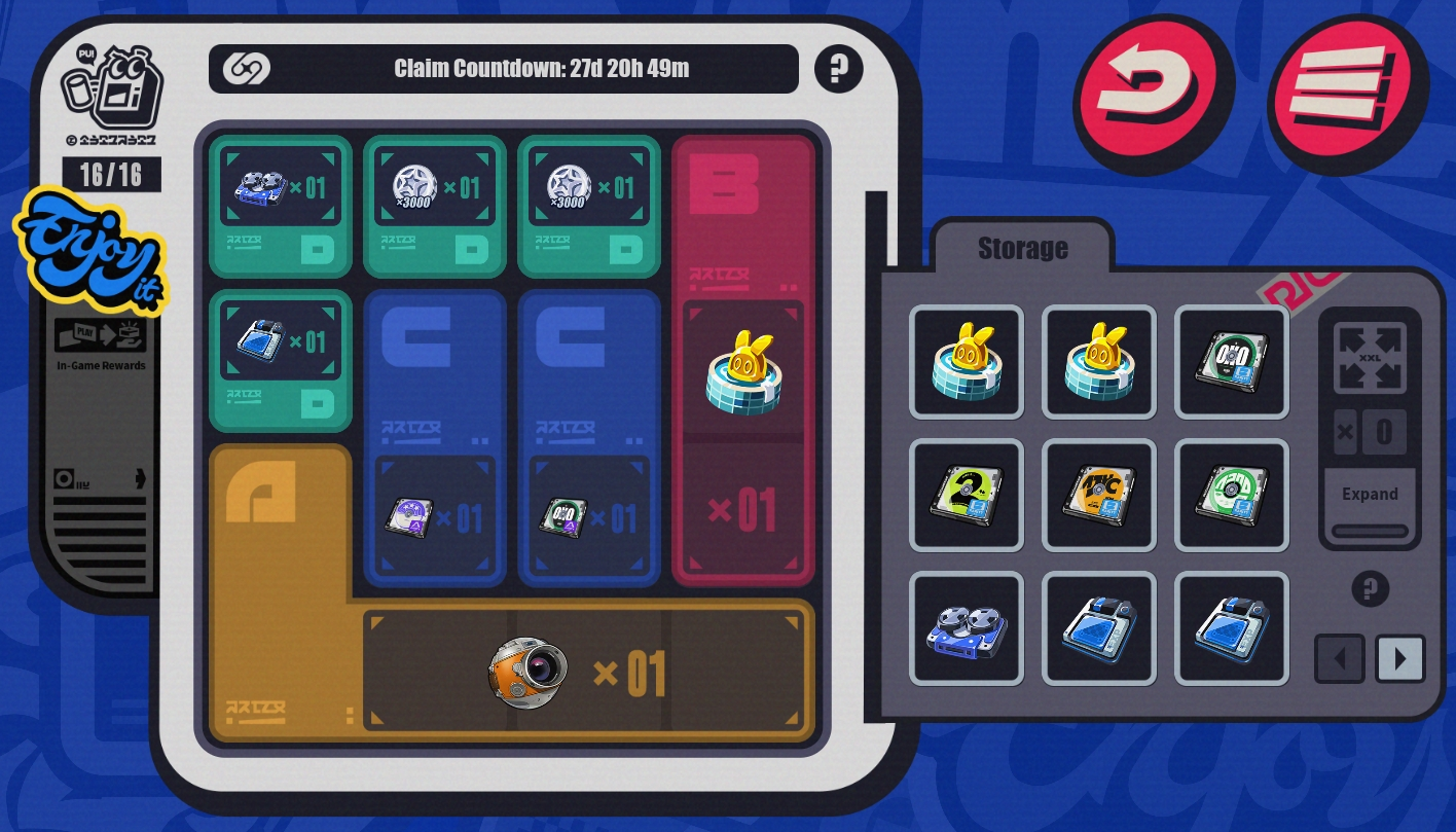 Stock Up Exchange/Inventory rewards Zenless Zone Zero | HoYoLAB