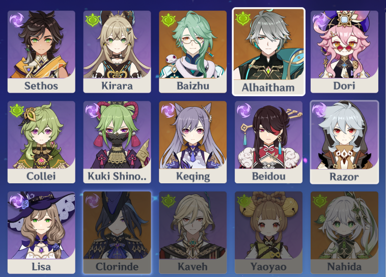 Aggr team recommendations for Main-DPS Sethos? Genshin Impact | HoYoLAB