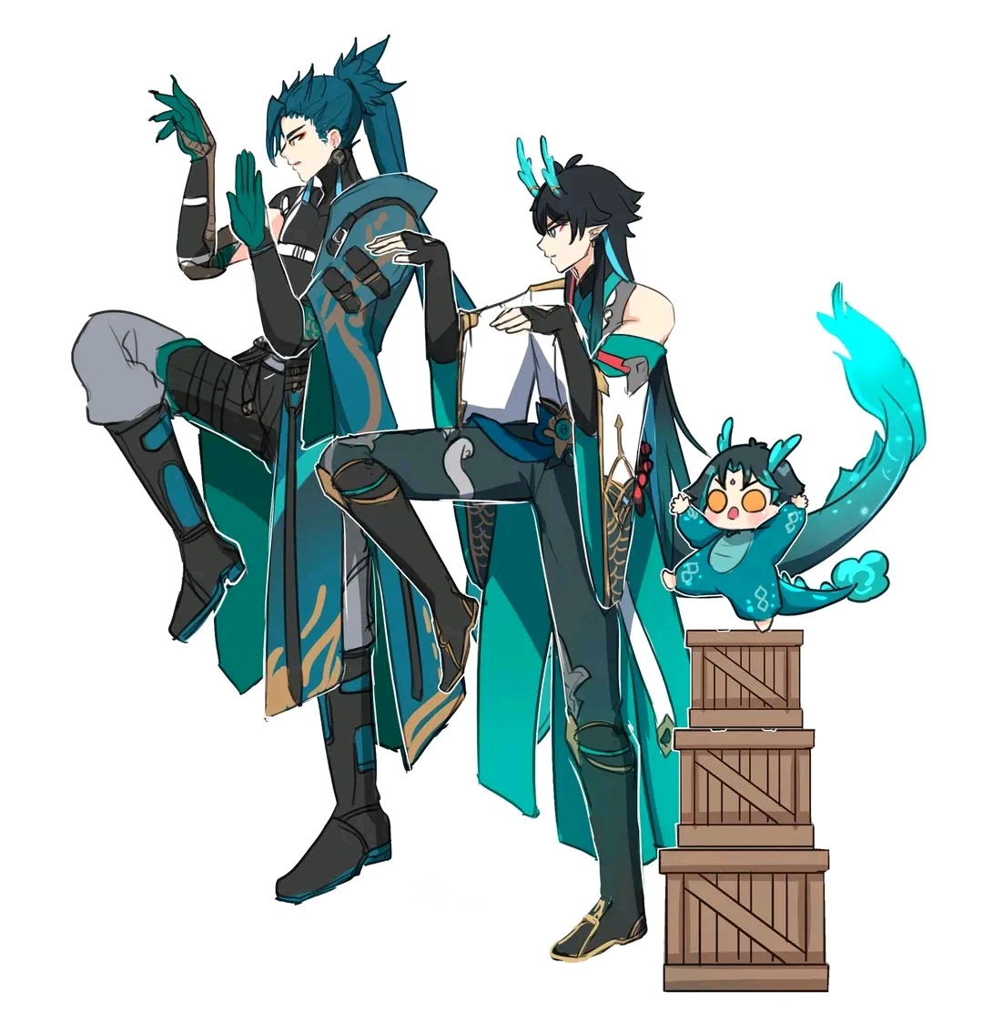 Xiao in multiverse 🤧🥰 crdts: Pun-rii Genshin Impact | HoYoLAB