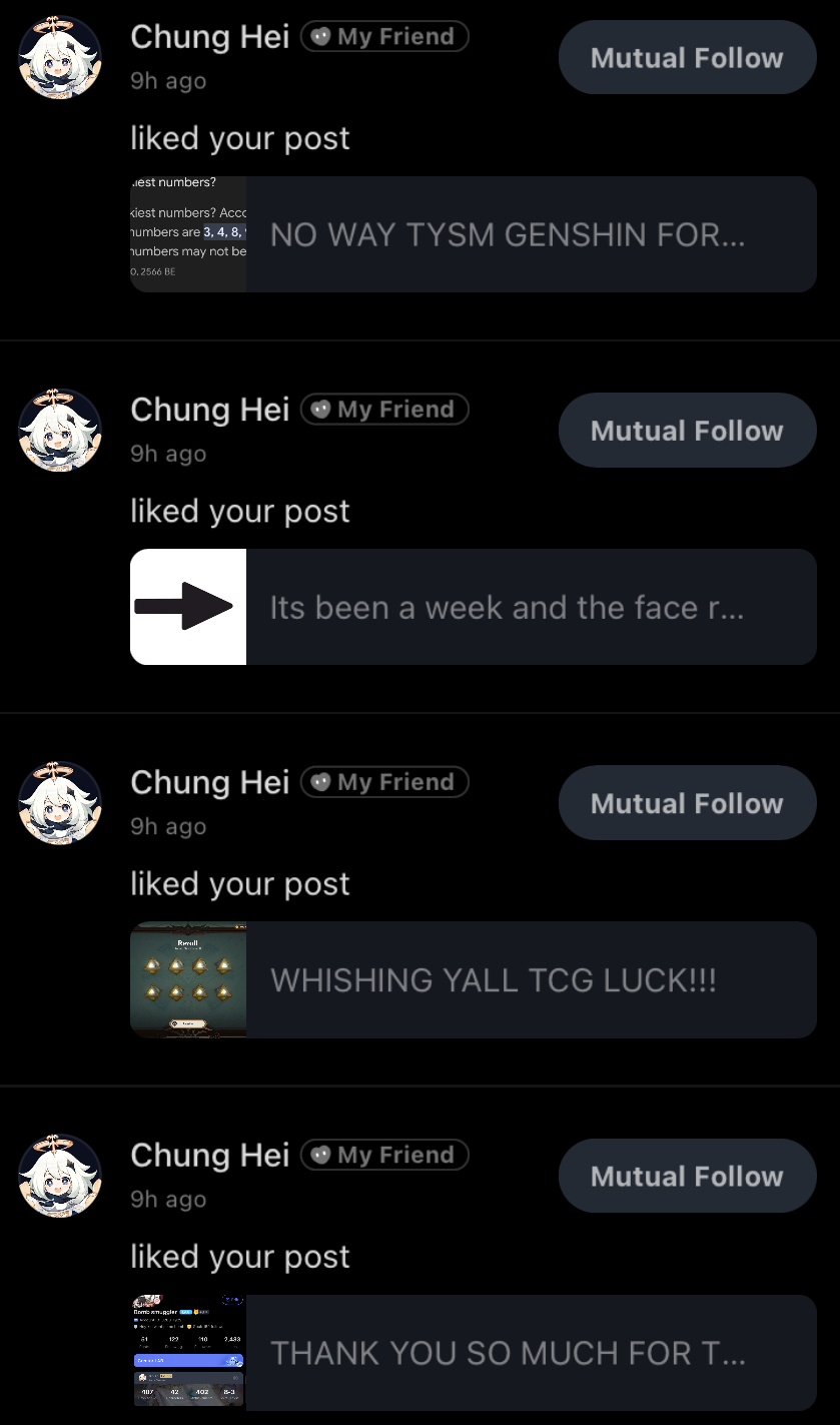 SHOUTOUT TO CHUN HEI! Genshin Impact | HoYoLAB