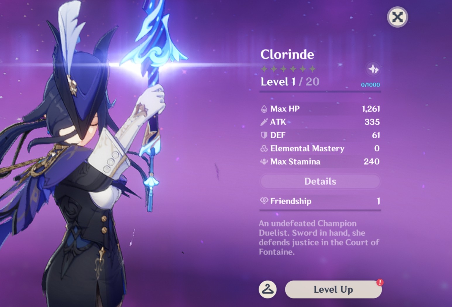 My Future Clorinde build Genshin Impact | HoYoLAB