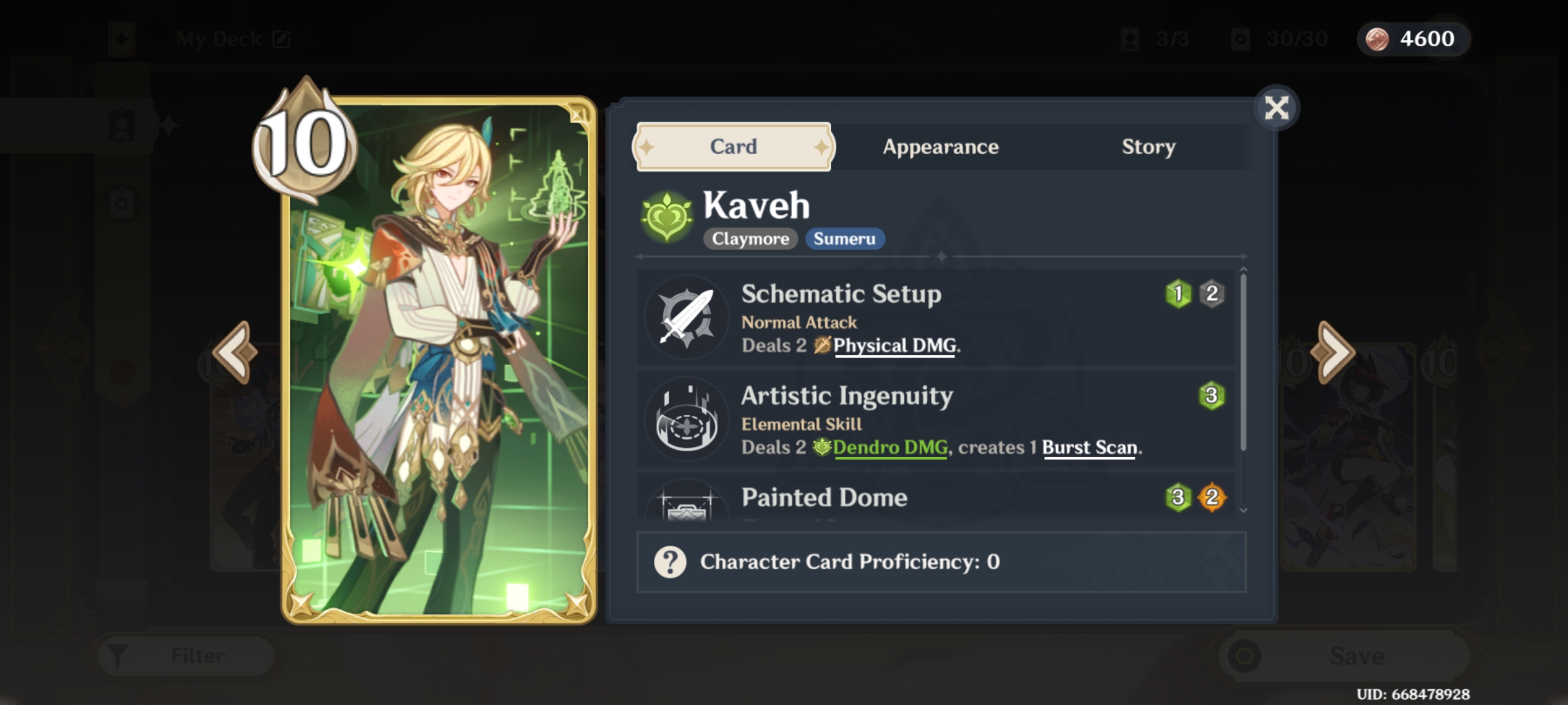 I GOT KAVEH!!'s tcg card.... Genshin Impact | HoYoLAB