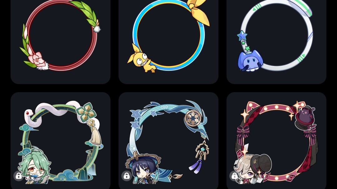 Favorite/Wanted Avatar Frames? Genshin Impact | HoYoLAB