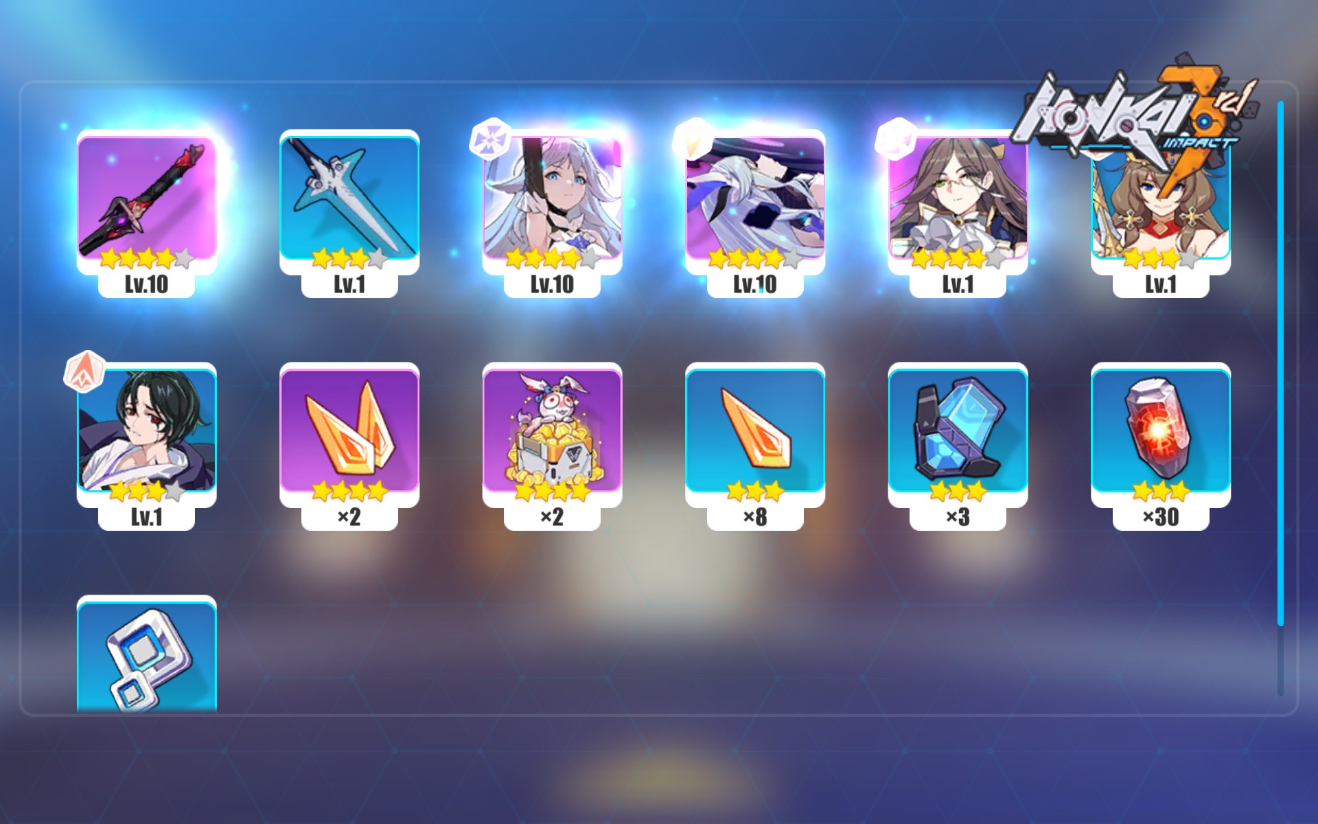 My luckiest 10 pull in gacha history Honkai Impact 3rd | HoYoLAB