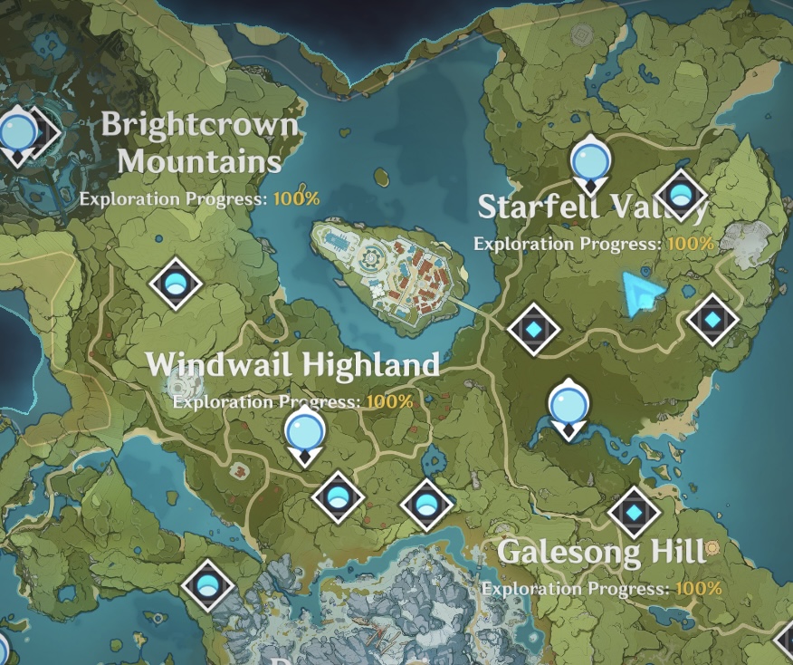 I started in 2021 and I only just got 100% in every area in Mondstadt ...