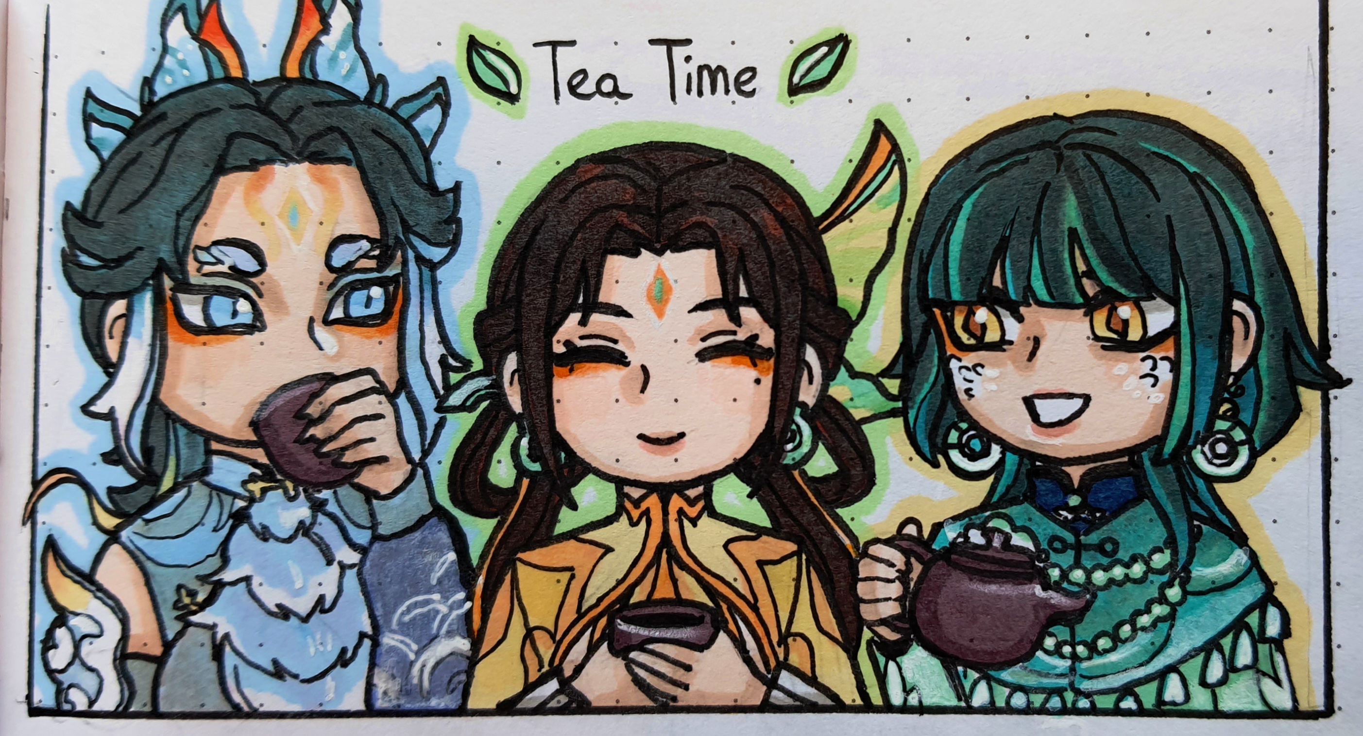Tea time Genshin Impact | HoYoLAB