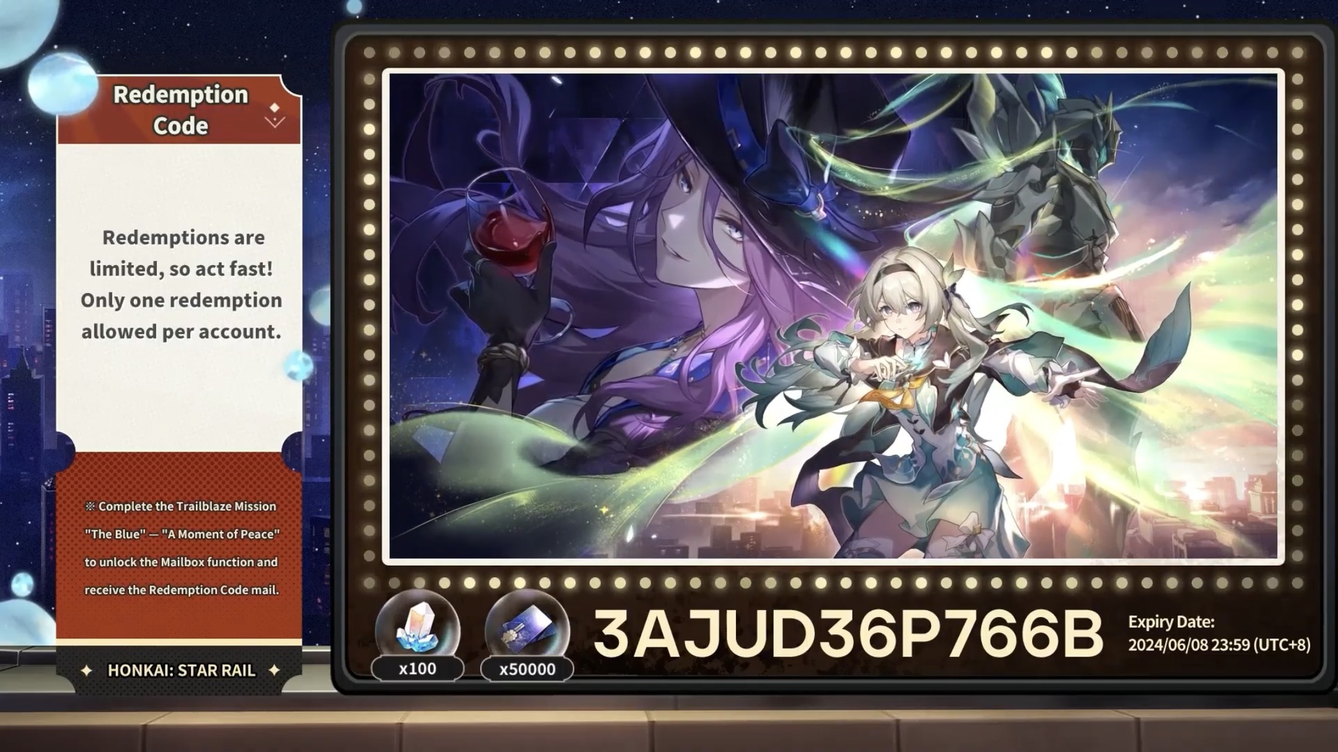 Honkai: Star Rail new codes ver.2.3 Honkai: Star Rail | HoYoLAB