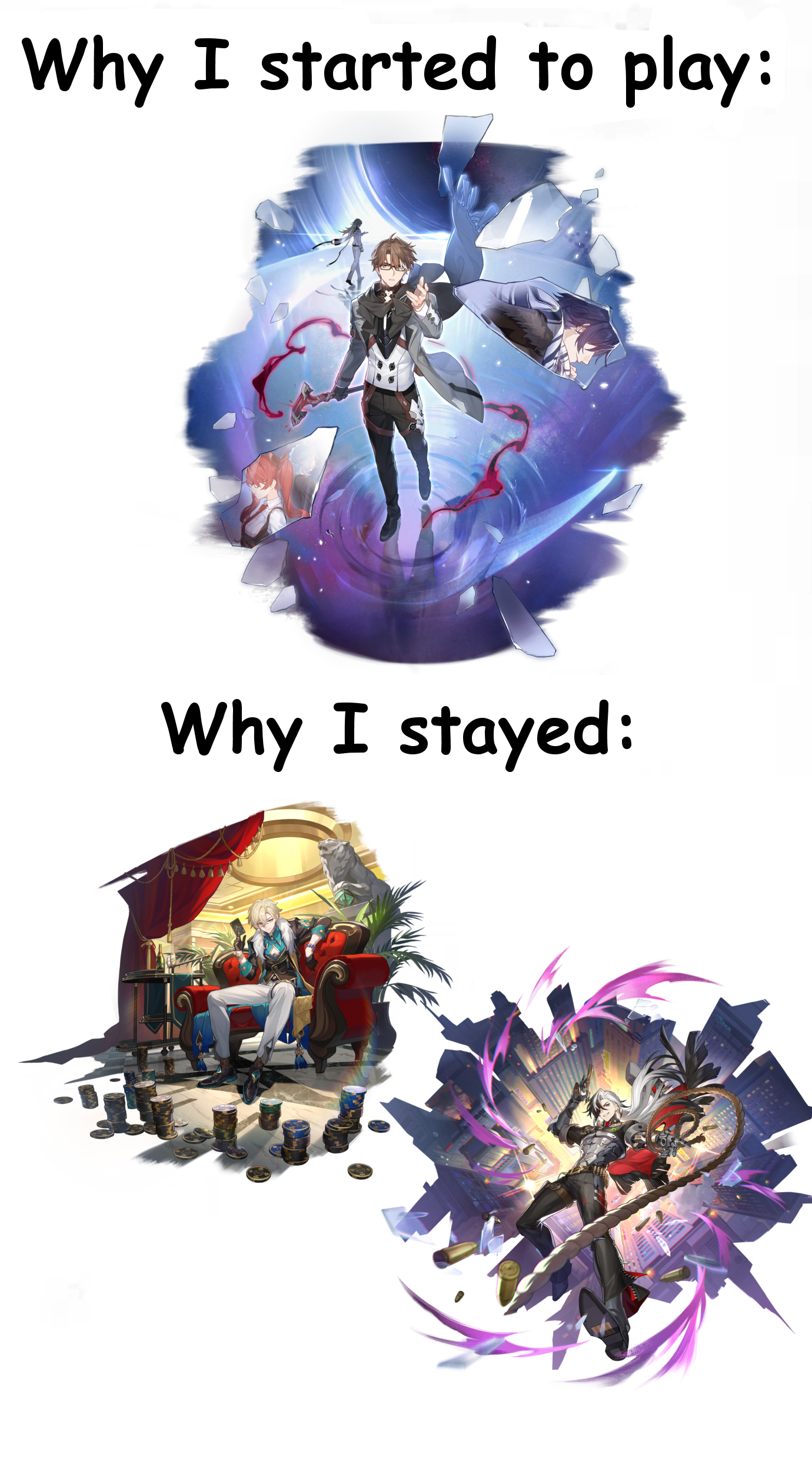 Why I stayed meme Honkai: Star Rail | HoYoLAB