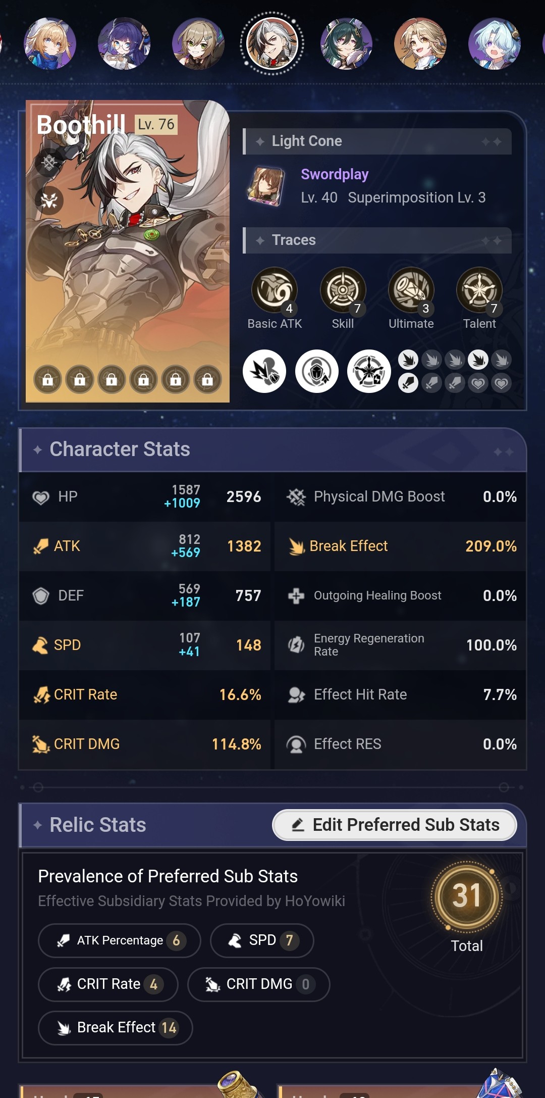 current boothill build Honkai: Star Rail | HoYoLAB