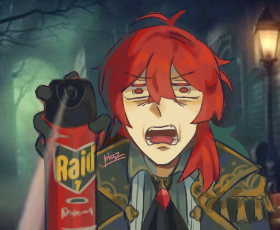 day 8 of drawing silly diluc pics Genshin Impact | HoYoLAB