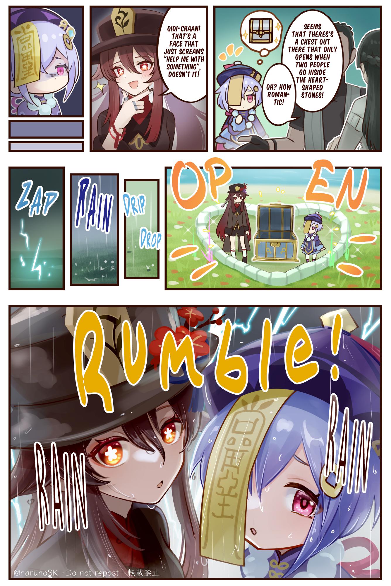 Qiqi and Hu tao comic Genshin Impact | HoYoLAB