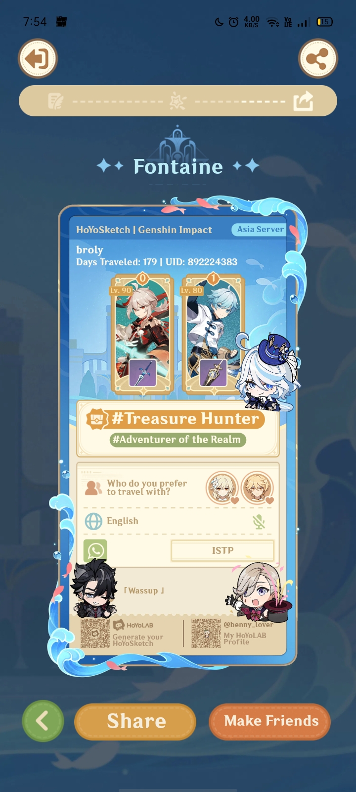 you can join my world Genshin Impact | HoYoLAB