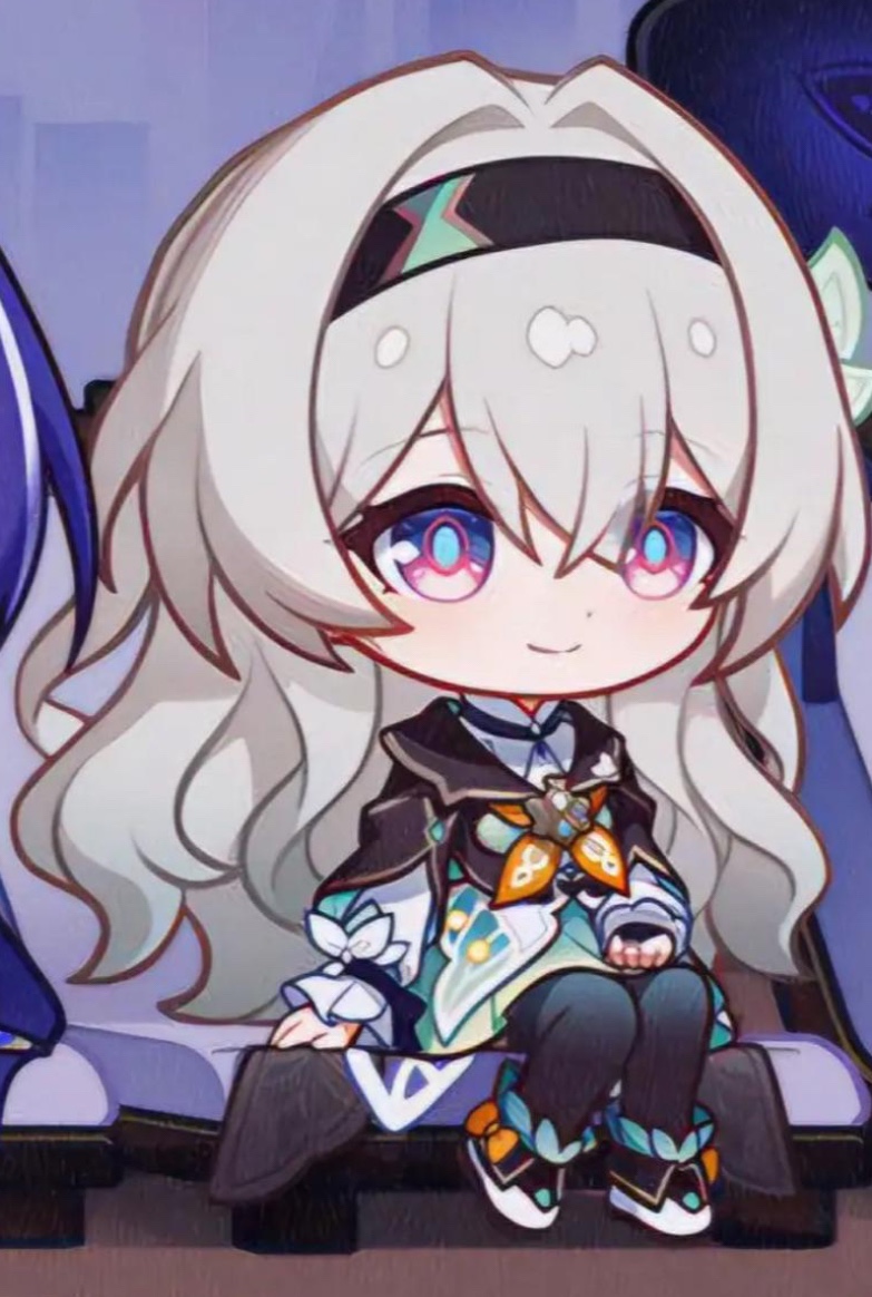 Chibi Firefly says Good luck on those pulling for firefly ️ ️ Honkai ...