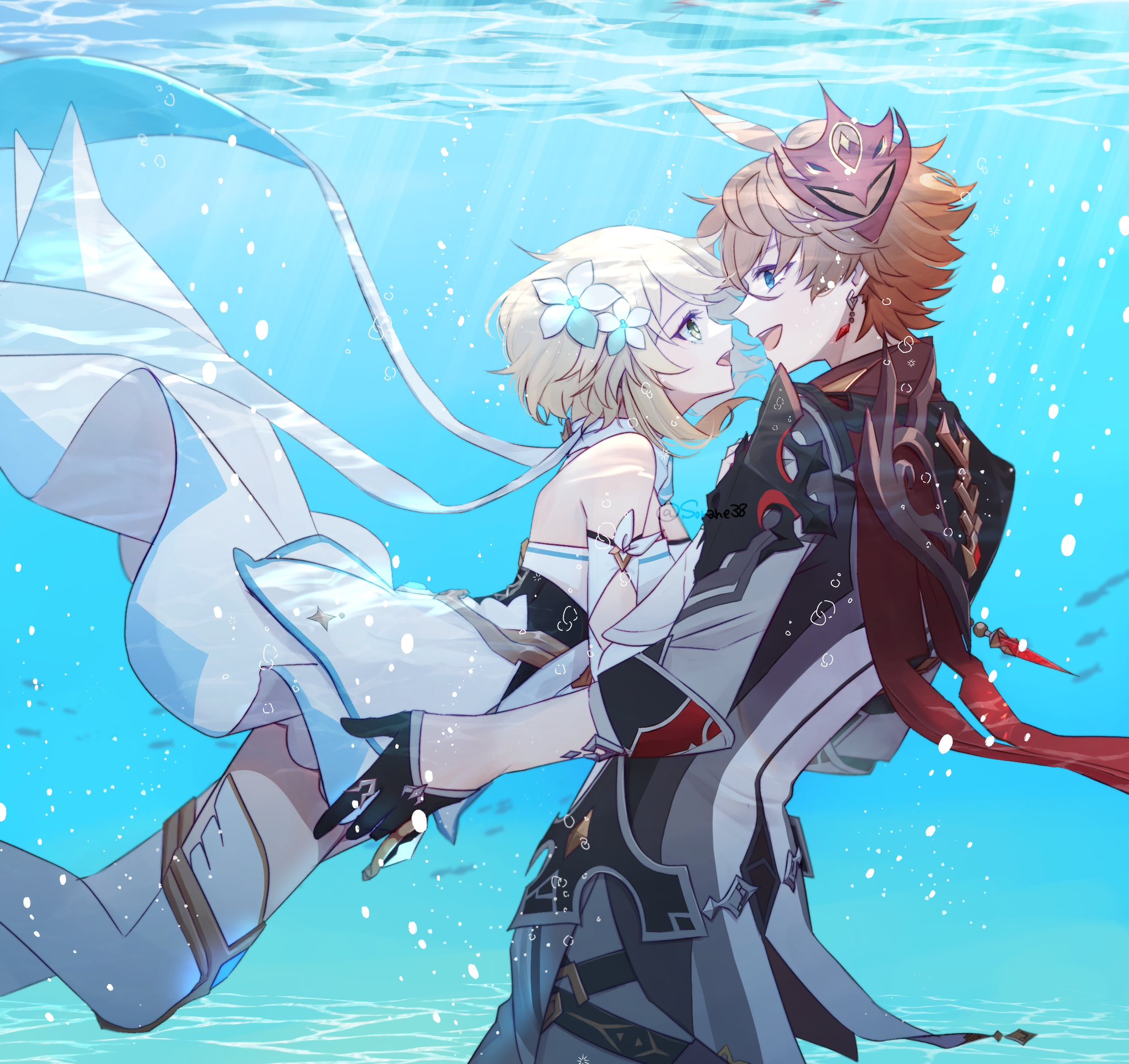 Under the Sea, with Chilumi! (By @Sorane38) Genshin Impact | HoYoLAB