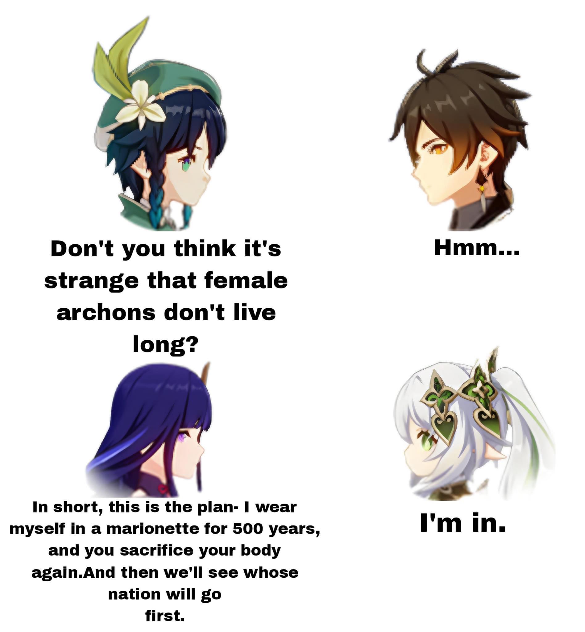 The female archon plan Genshin Impact | HoYoLAB