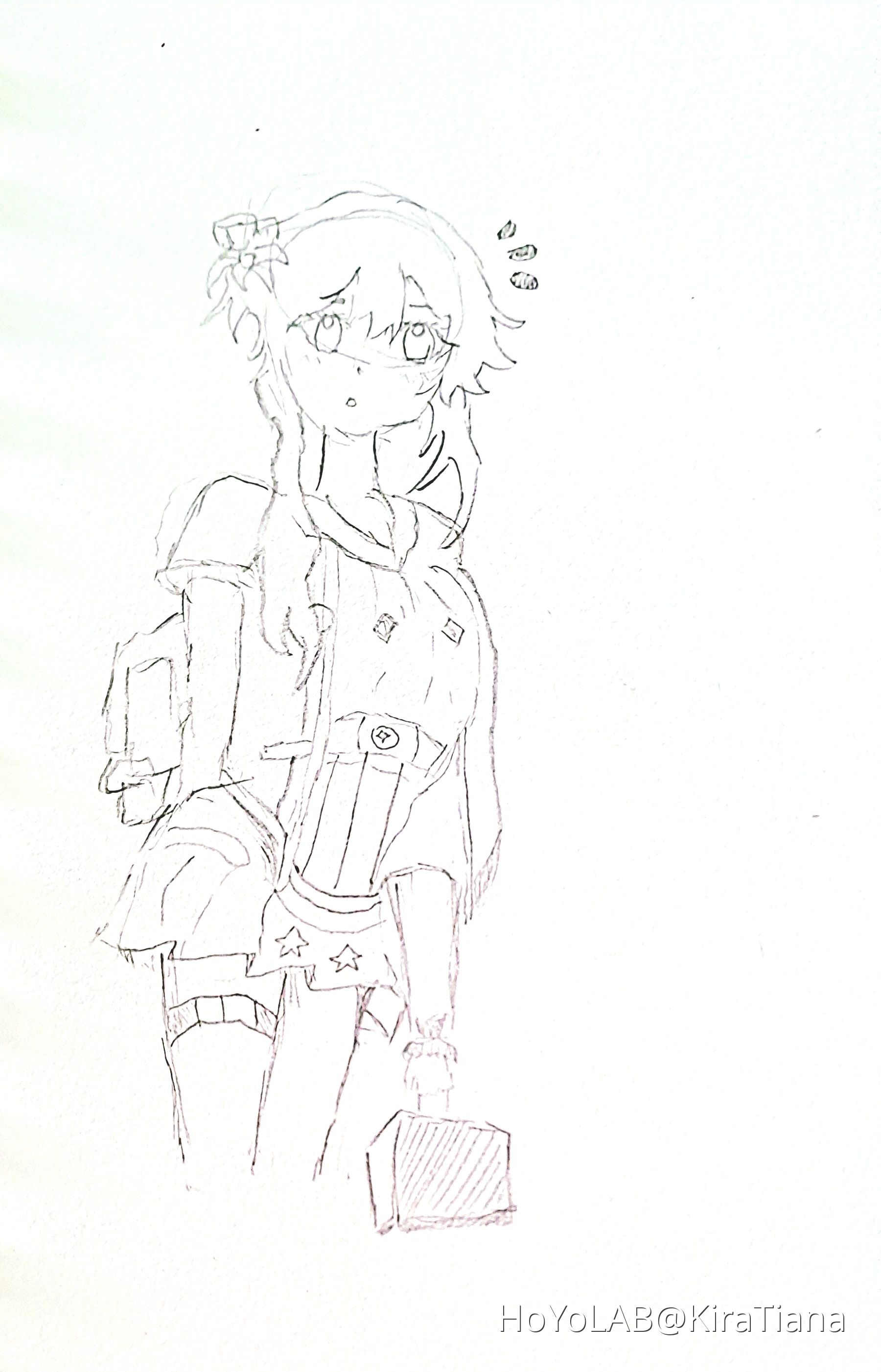 My New Drawing: Lumine Genshin Impact | HoYoLAB