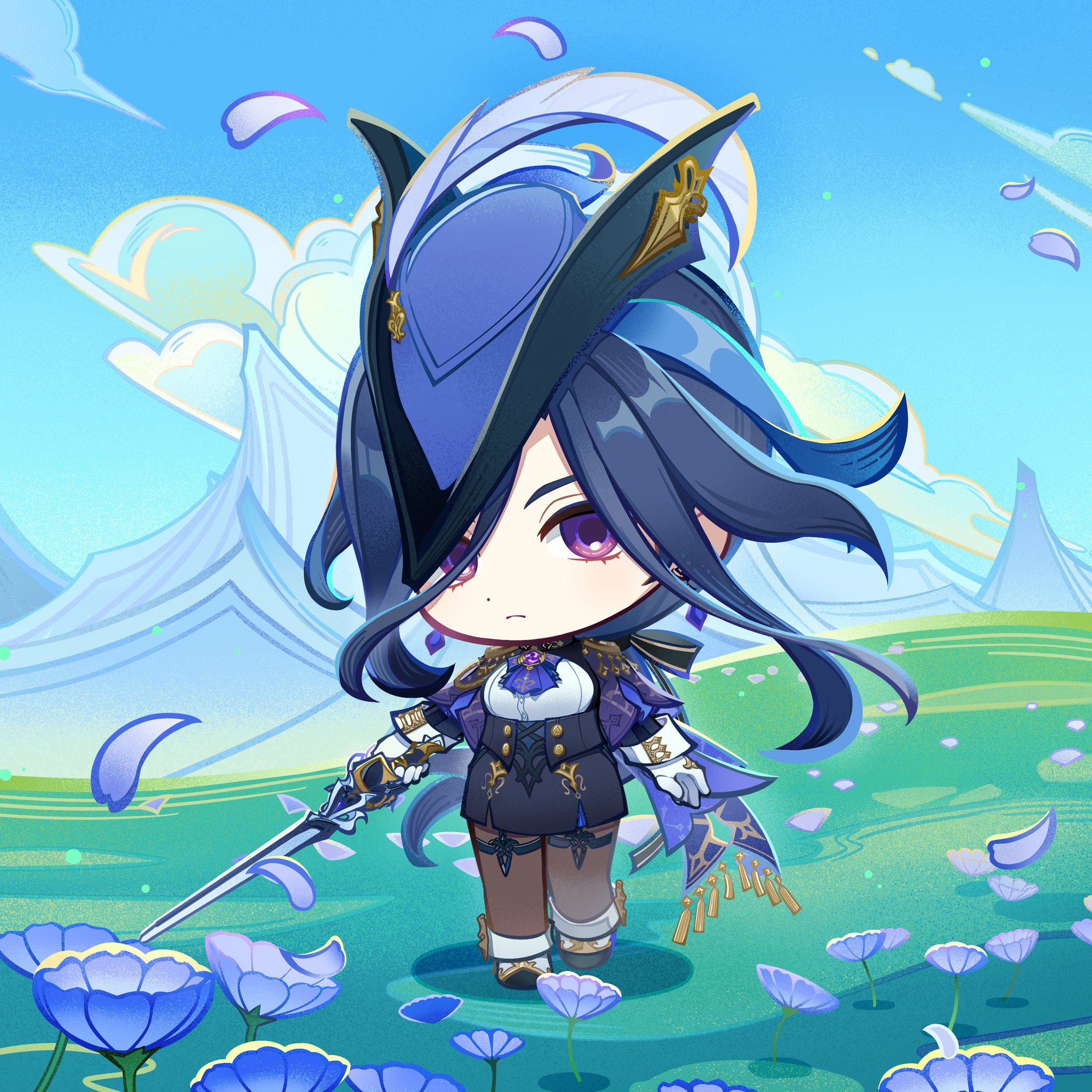 Clorinde...Chibi style Genshin Impact | HoYoLAB