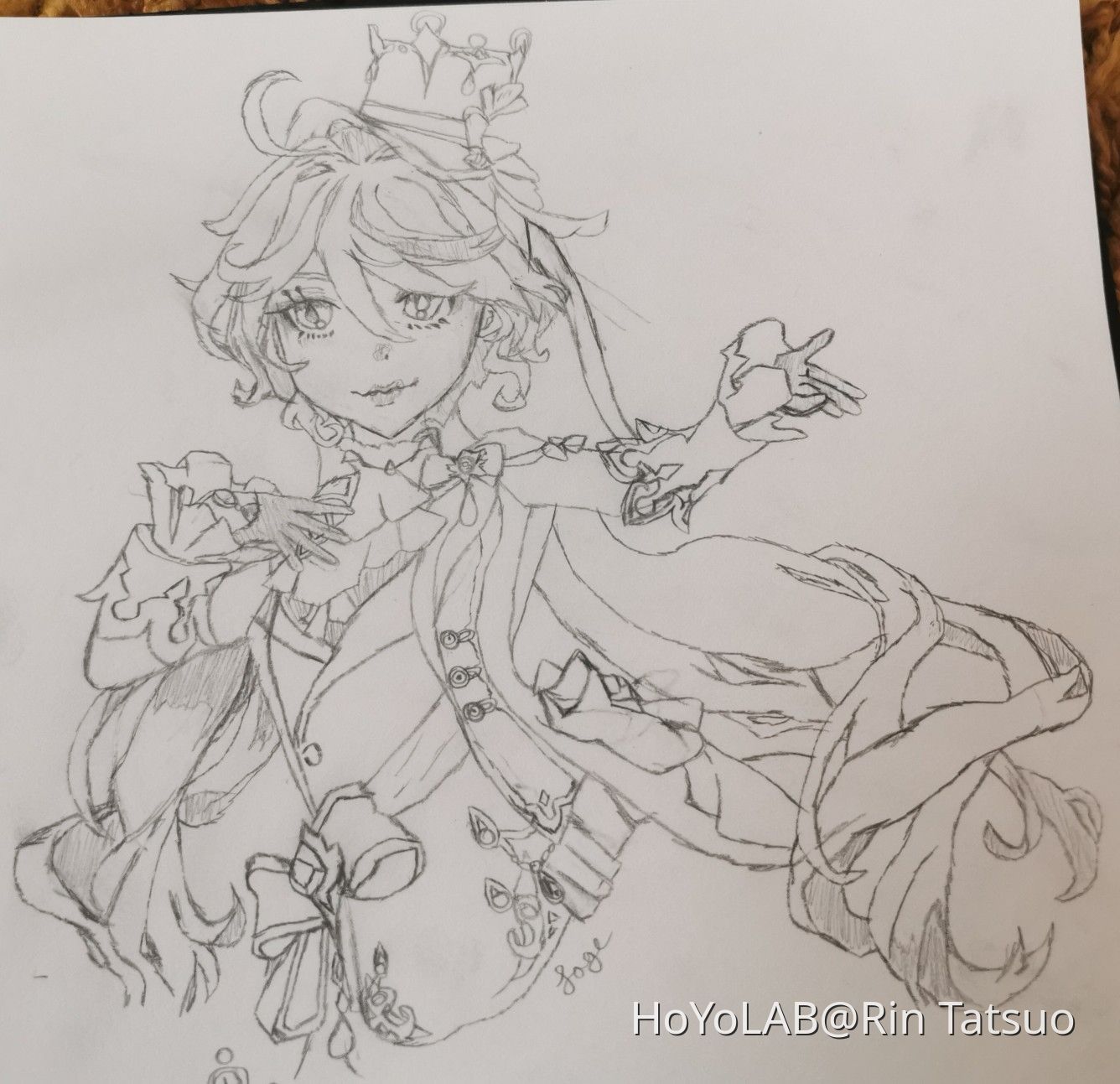 Finished Furina drawing Genshin Impact | HoYoLAB