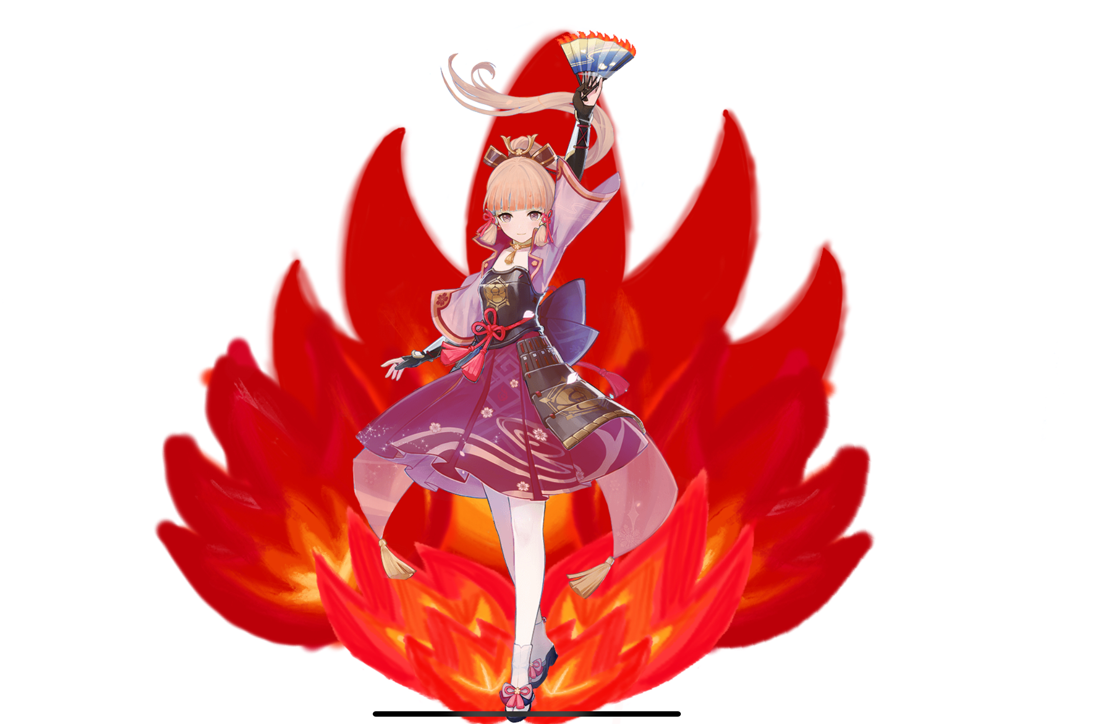 Pyro Ayaka redesign with splash art Genshin Impact | HoYoLAB