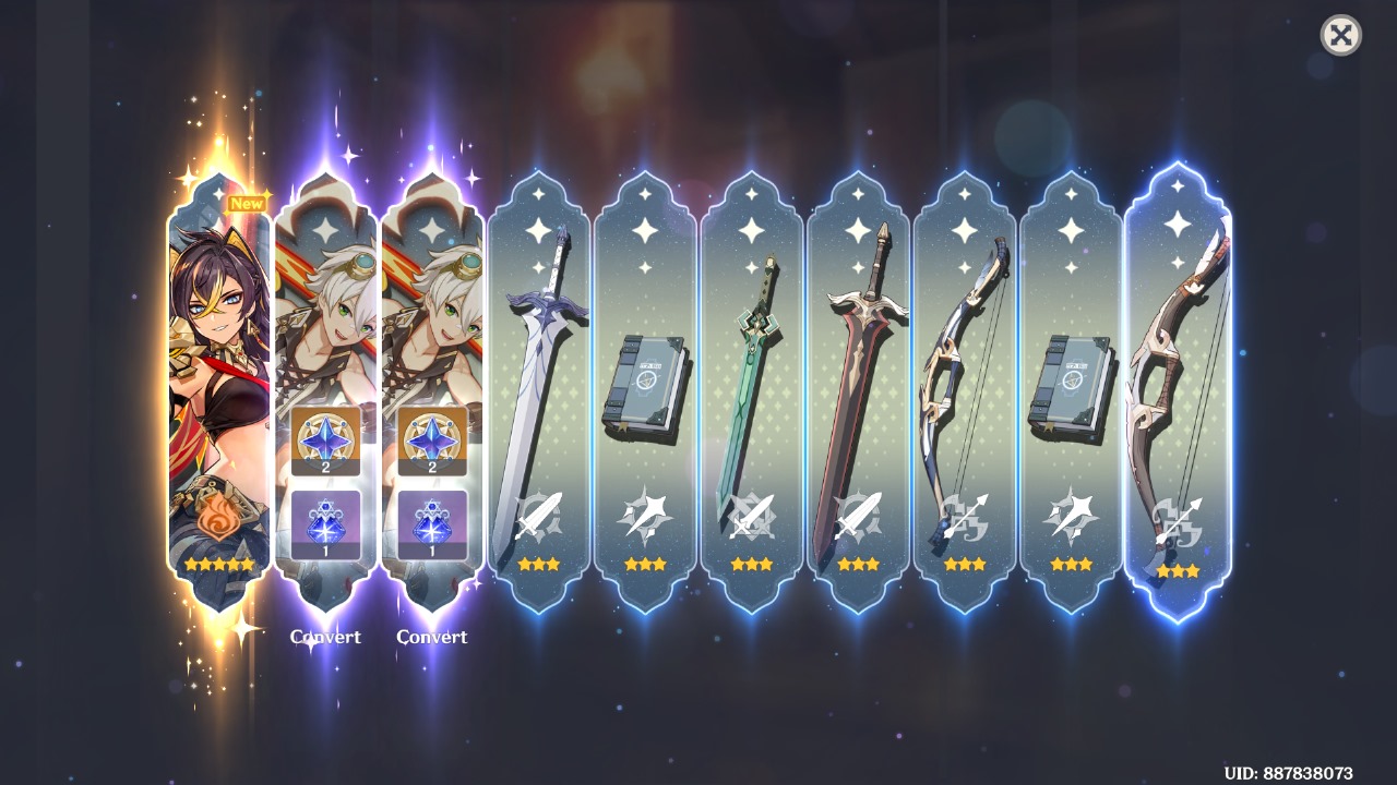 losing 50-50 looks like at 70 pity Genshin Impact | HoYoLAB