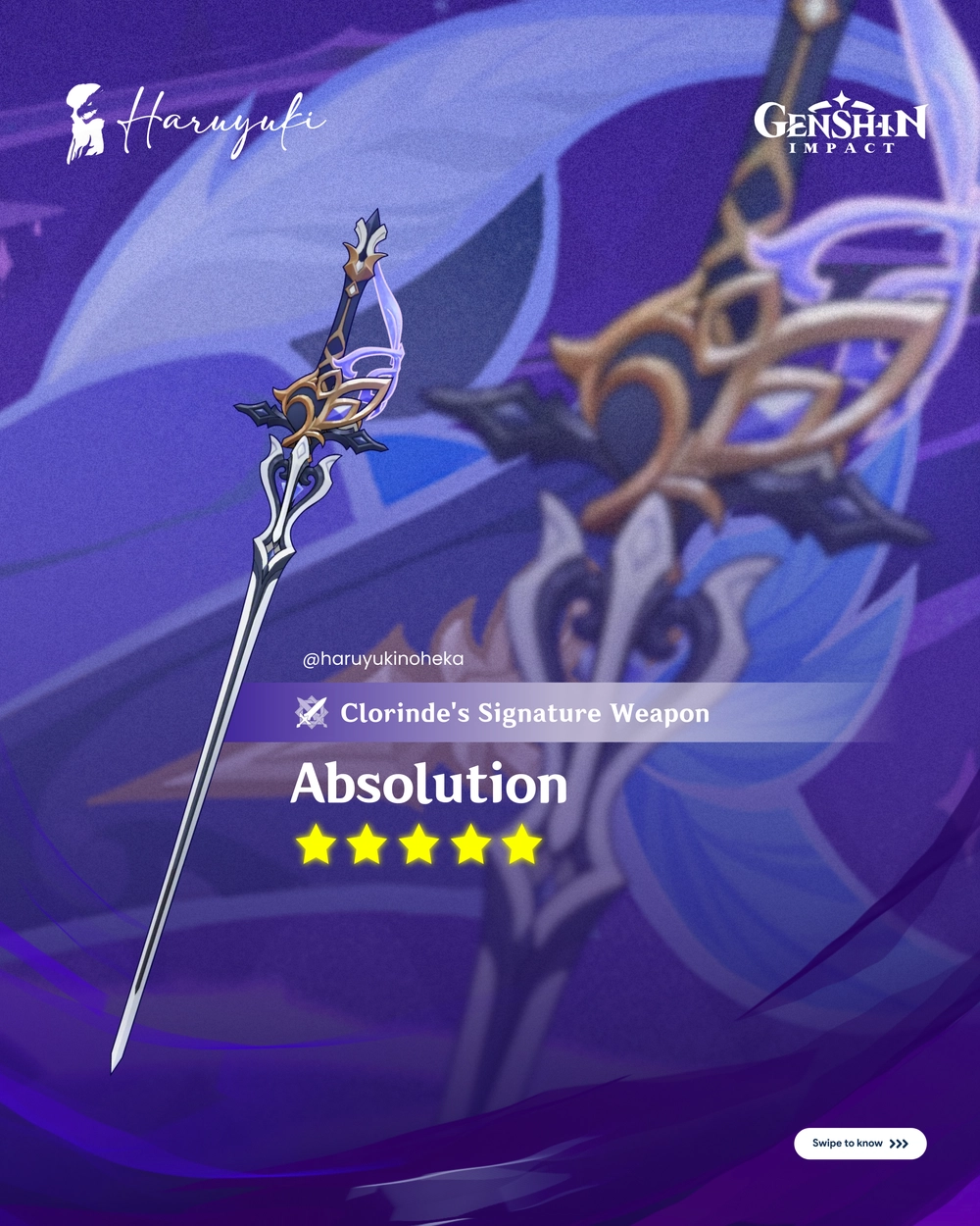 [Weapon Guide] Absolution 🪡 Genshin Impact | HoYoLAB