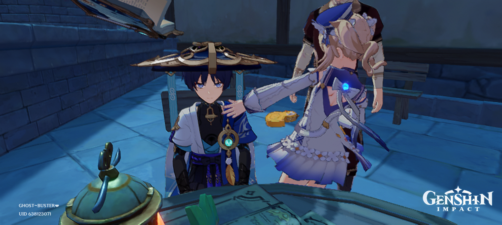 Barbara stealing wanderers vision Genshin Impact | HoYoLAB