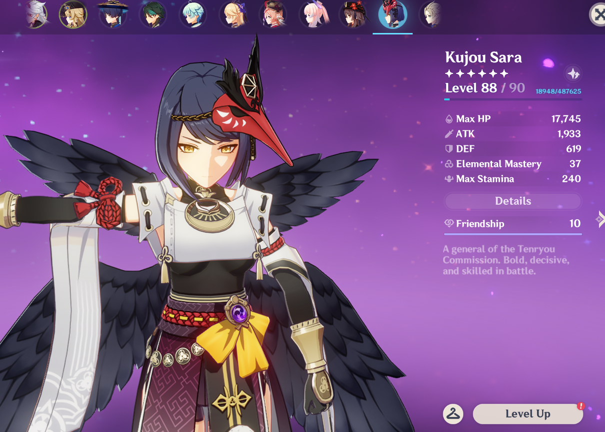 sara build :3//POSTING FOR BADGE!!!h!jihb#je@jijfe Genshin Impact | HoYoLAB