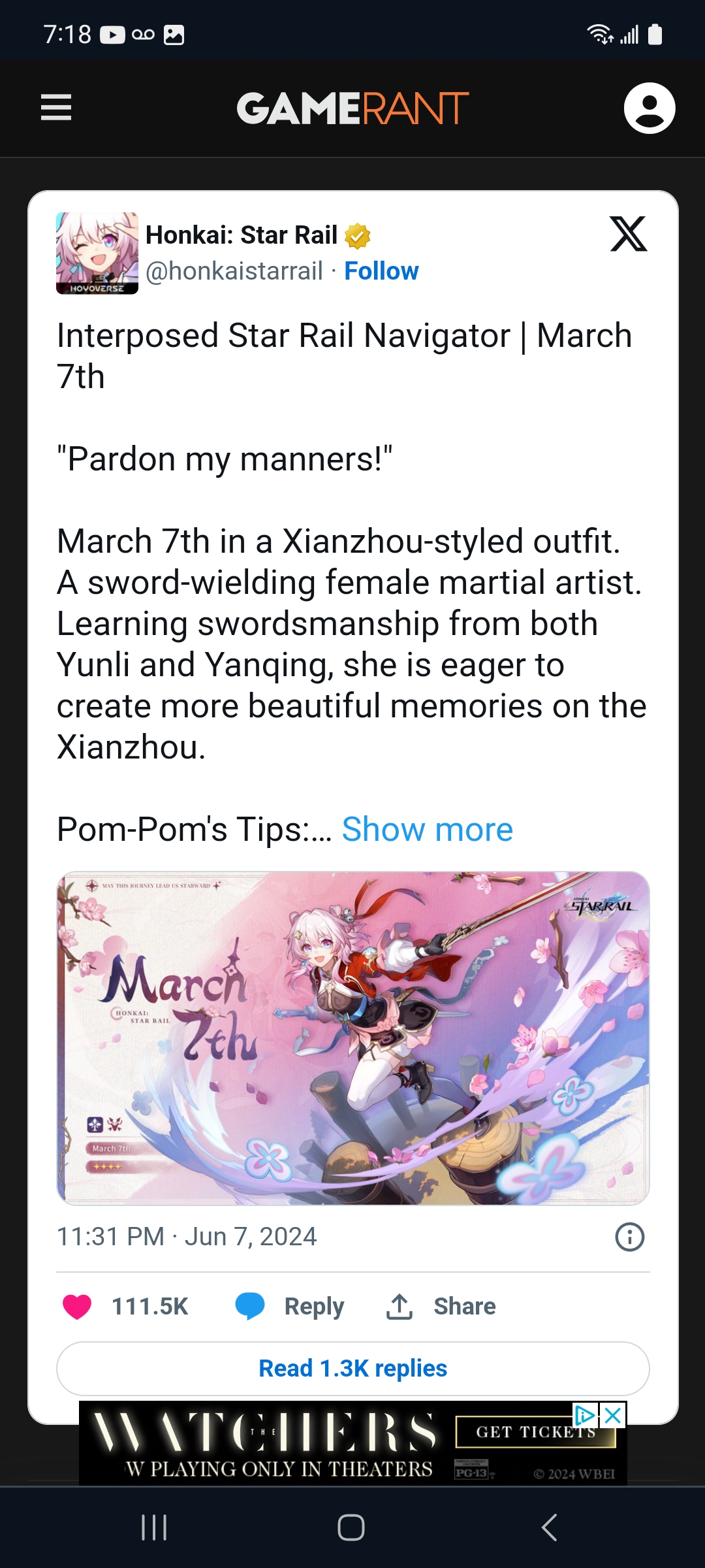 March 7th's new form News on GameRant! Honkai: Star Rail | HoYoLAB