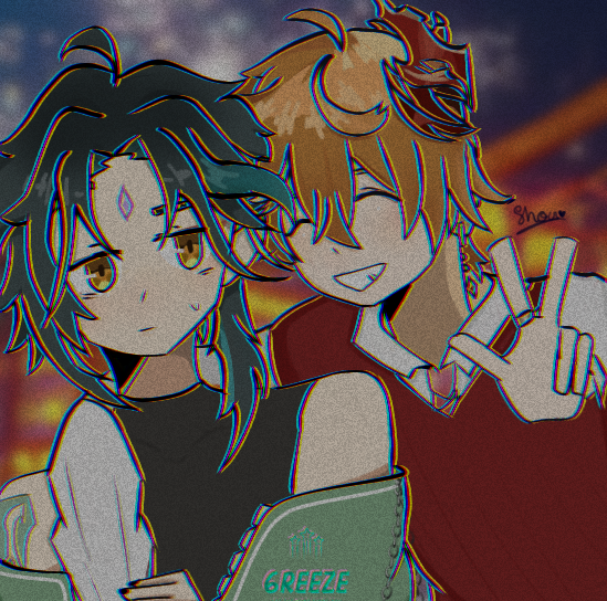 Made my own matching pfp! (Xiao and Childe) Genshin Impact | HoYoLAB