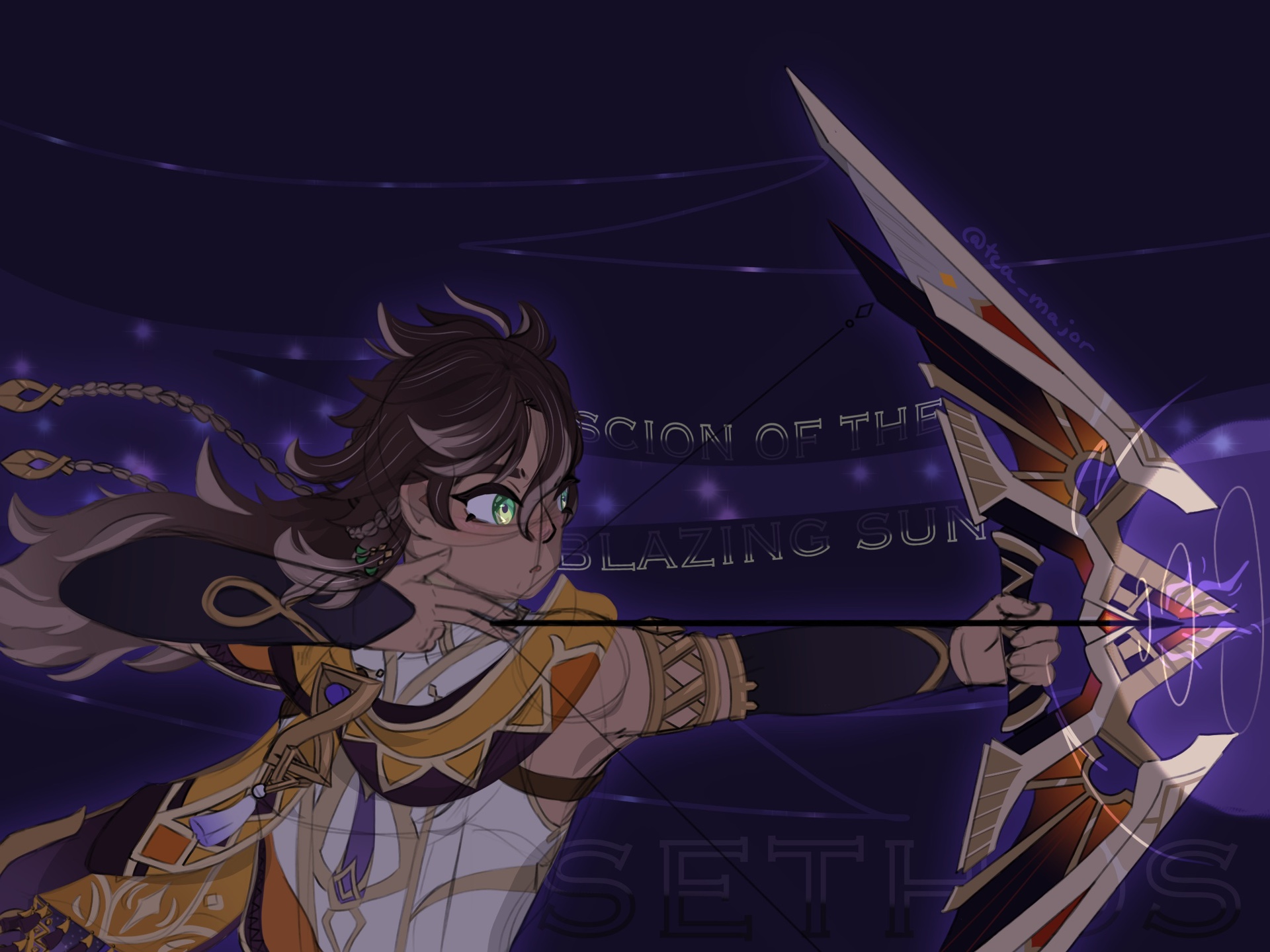Scion Of The Blazing Sun Aesthetic Wallpaper