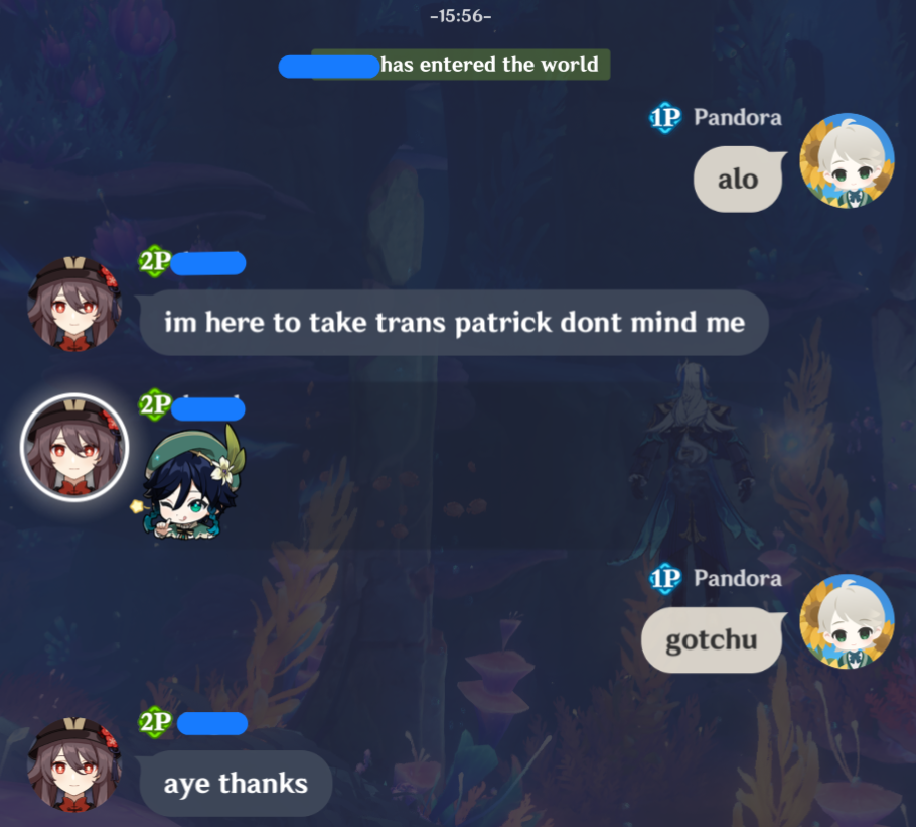 TRANS PATRICK Genshin Impact | HoYoLAB