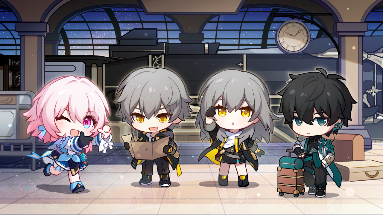 March 7th, Caelus, Stelle & Dan Heng Honkai: Star Rail | HoYoLAB