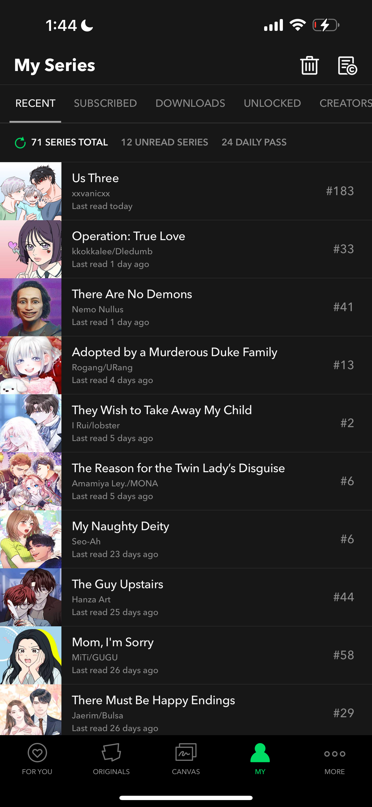 WEBTOON Recent History (Updated) | HoYoLAB