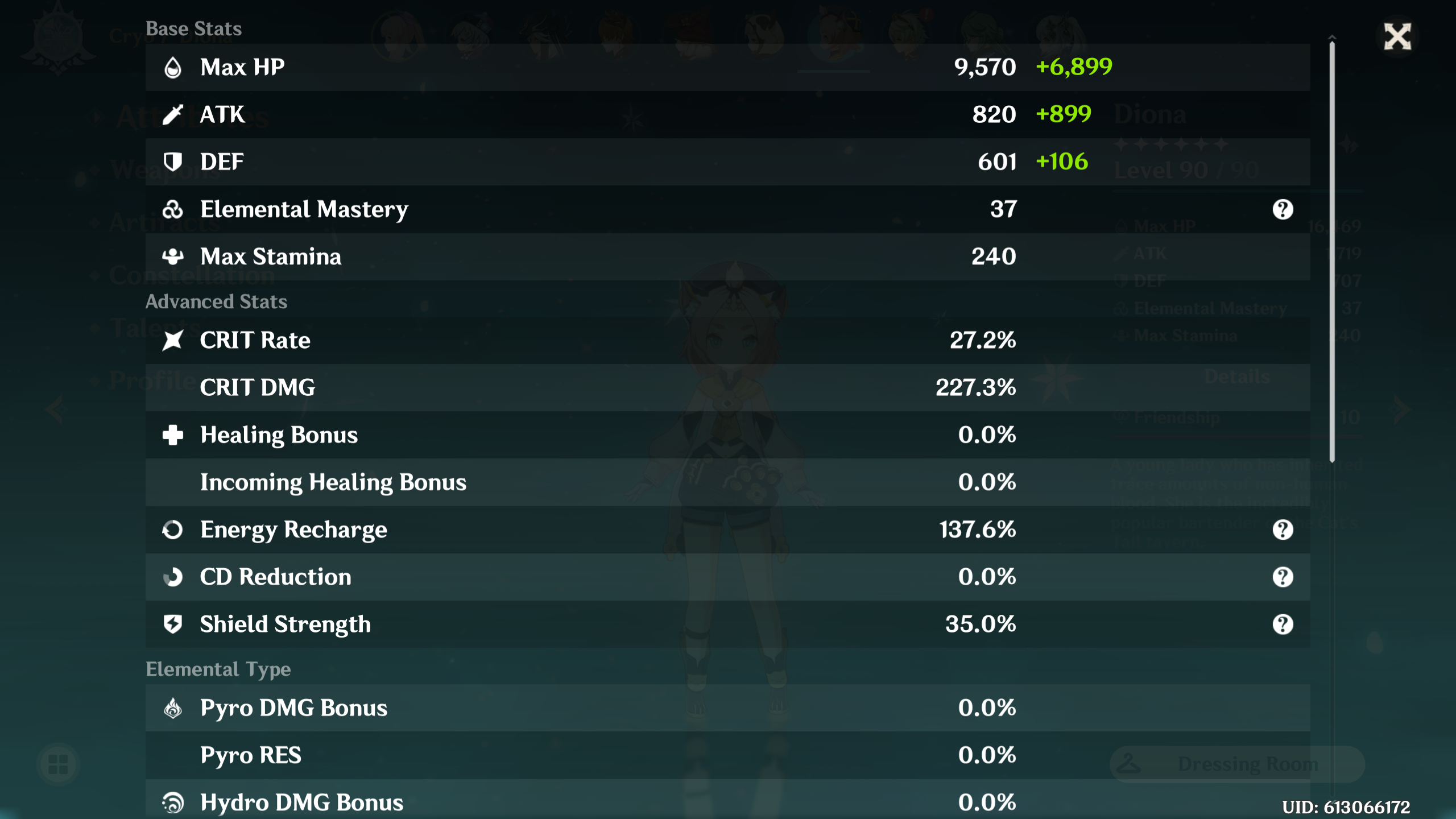 My sniper DPS Diona Build Genshin Impact | HoYoLAB