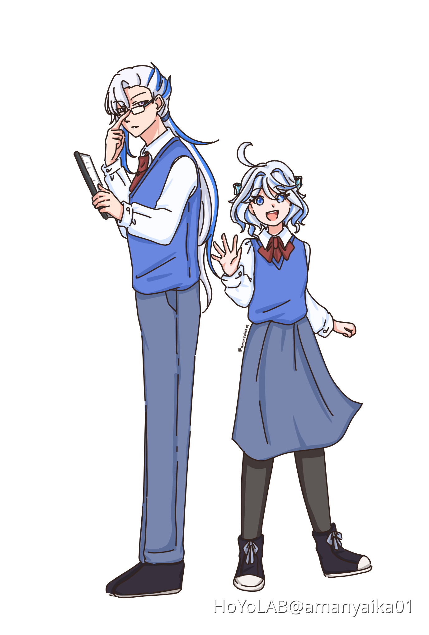 Highschool au neuvifuri😚 Genshin Impact | HoYoLAB