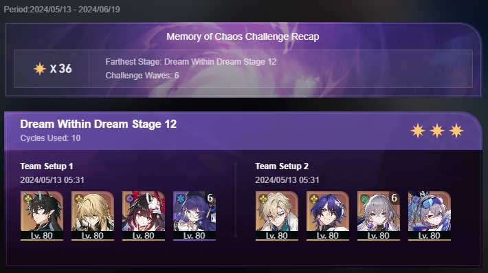 [StarRail2.2] Dream Within Dream | Memory of Chaos 2.2.1 Honkai: Star Rail | HoYoLAB
