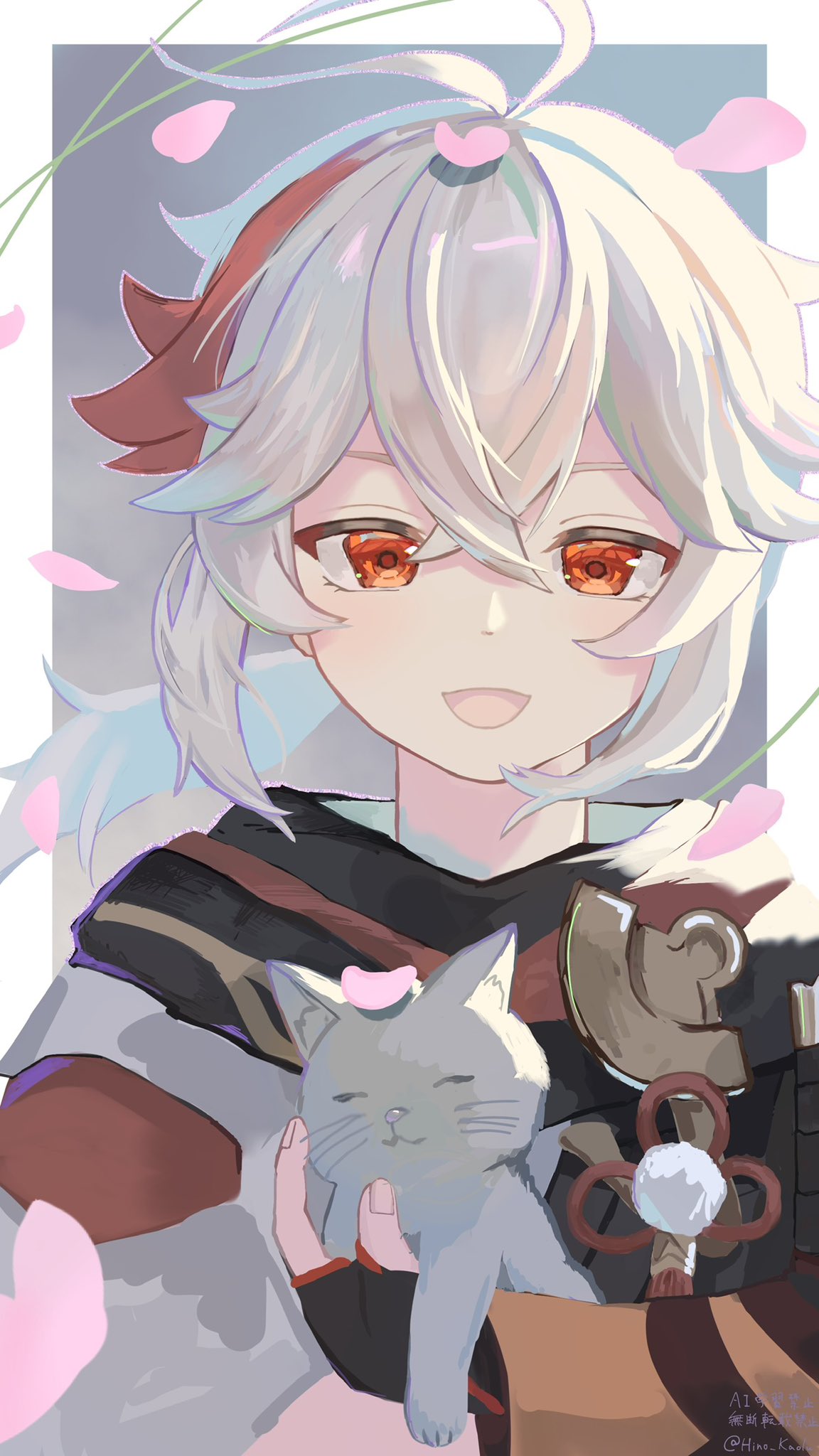 Him and White Cat Genshin Impact | HoYoLAB