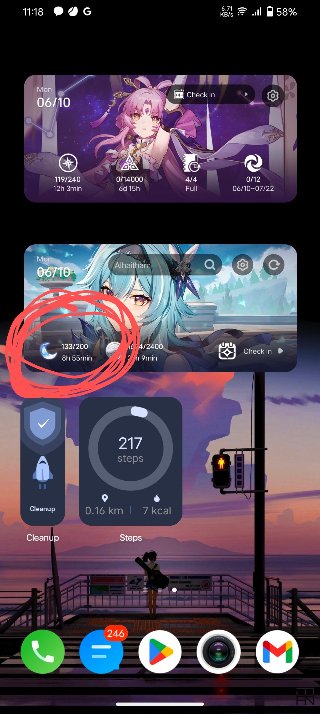 guys *** when did the resin cap increased ?? Genshin Impact | HoYoLAB
