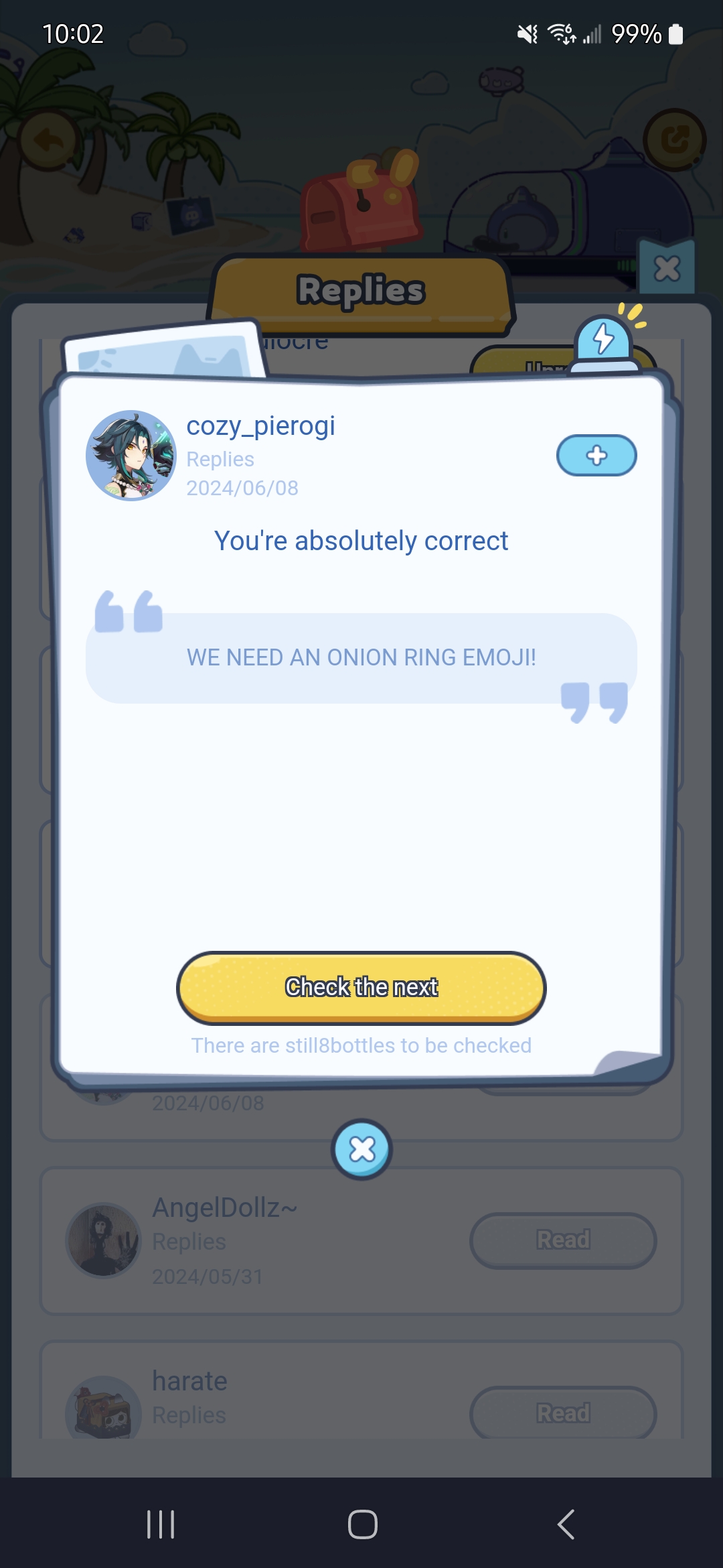 "WE NEED AN ONION RING EMOJI!" | HoYoLAB