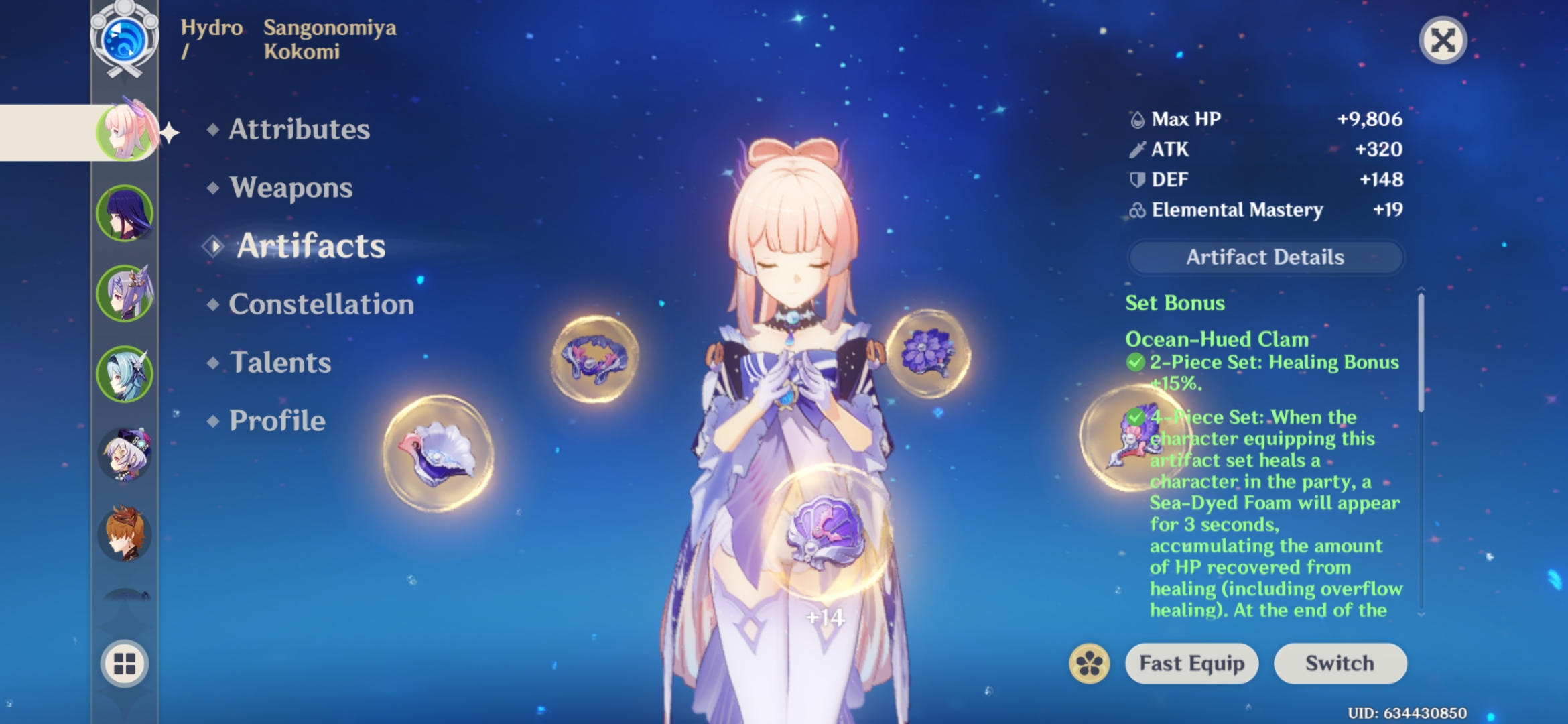 got the whole ocean hued clam set Genshin Impact | HoYoLAB