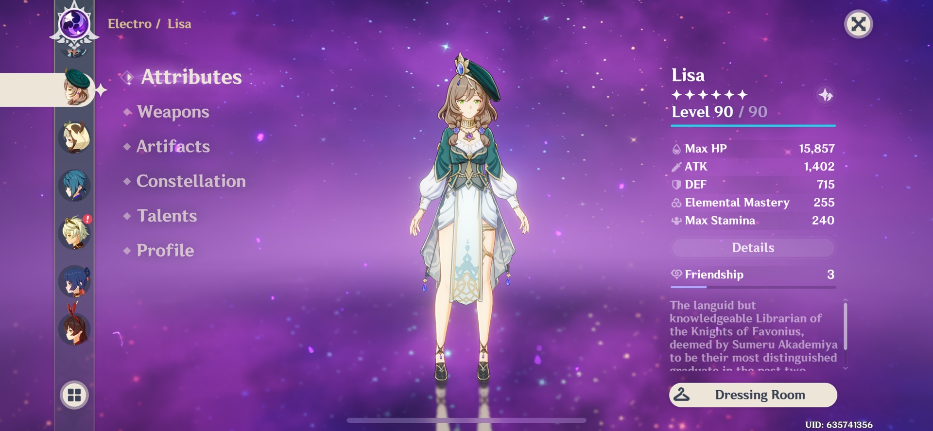 Lisa and Amber level 90 Genshin Impact | HoYoLAB