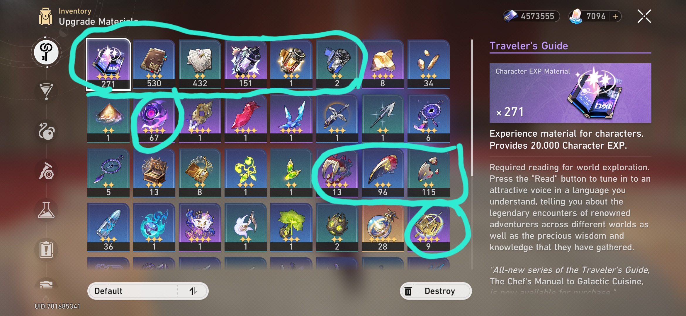 My pre Farming for Firefly Honkai: Star Rail | HoYoLAB