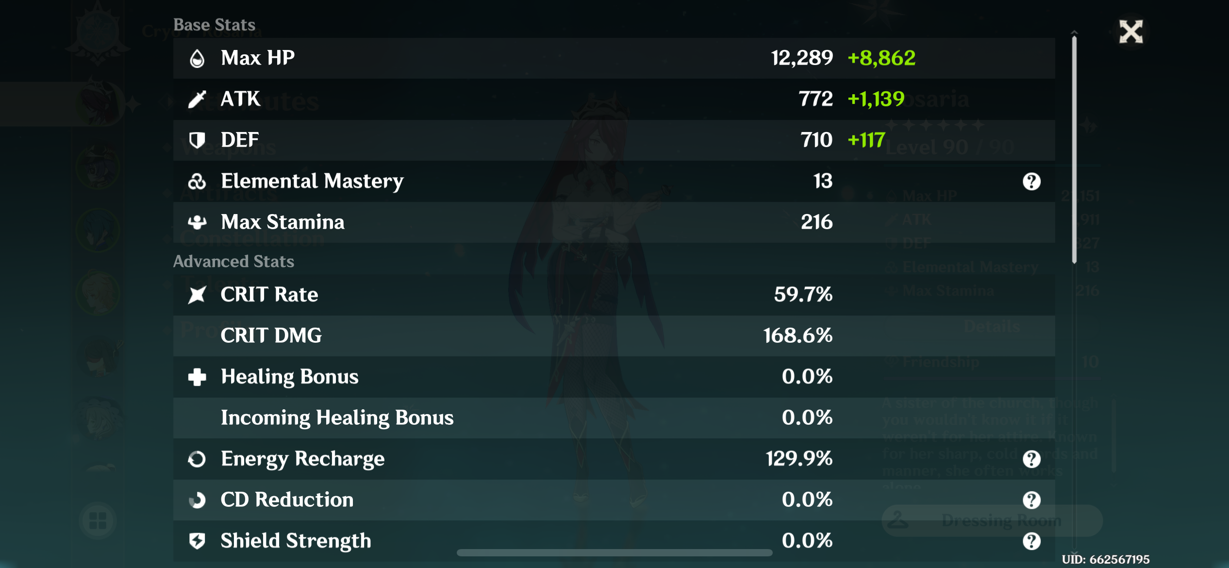 Rosaria build Genshin Impact | HoYoLAB