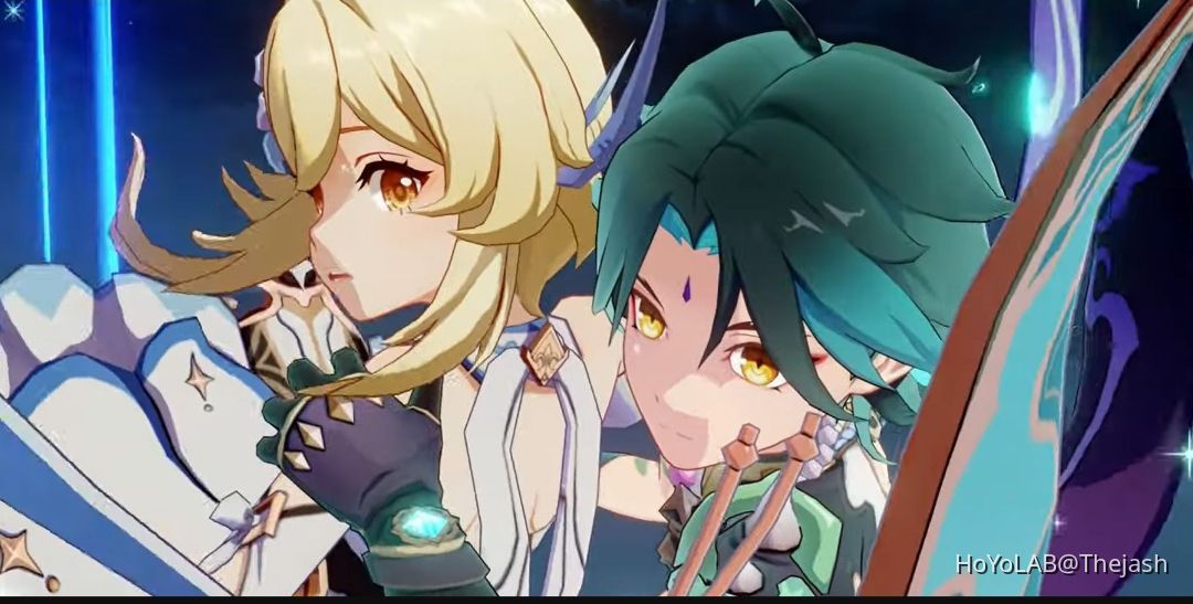 Lumine and Xiao Ship. Genshin Impact | HoYoLAB