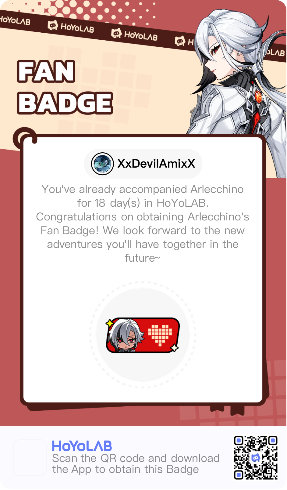 Yay i got her Fan Badge!!! | HoYoLAB