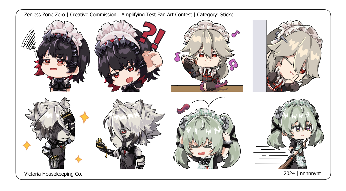 FA ZZZ Sticker Pack Zenless Zone Zero | HoYoLAB