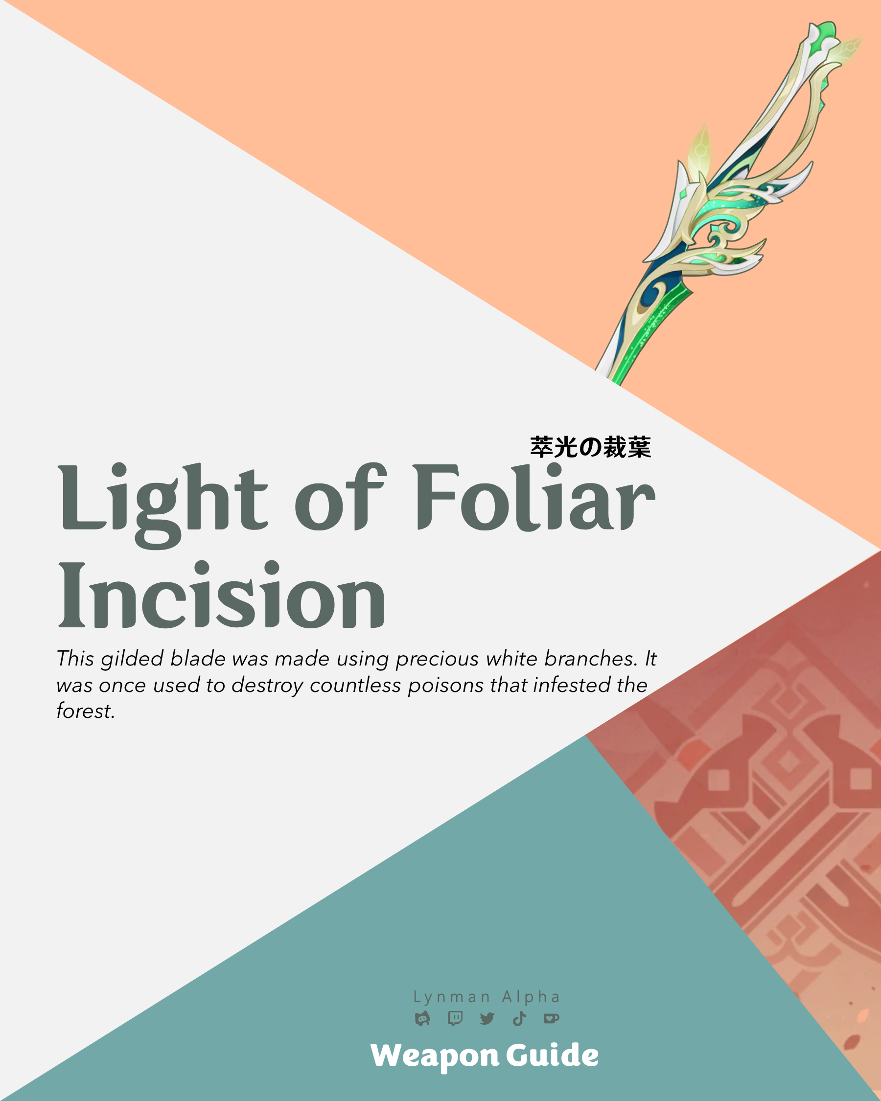 Light of Foliar Incision | Genshin Impact Weapon Guide Genshin Impact ...