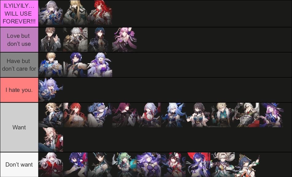 My hsr 5*s (WITH EXPLANATIONS!) Honkai: Star Rail | HoYoLAB