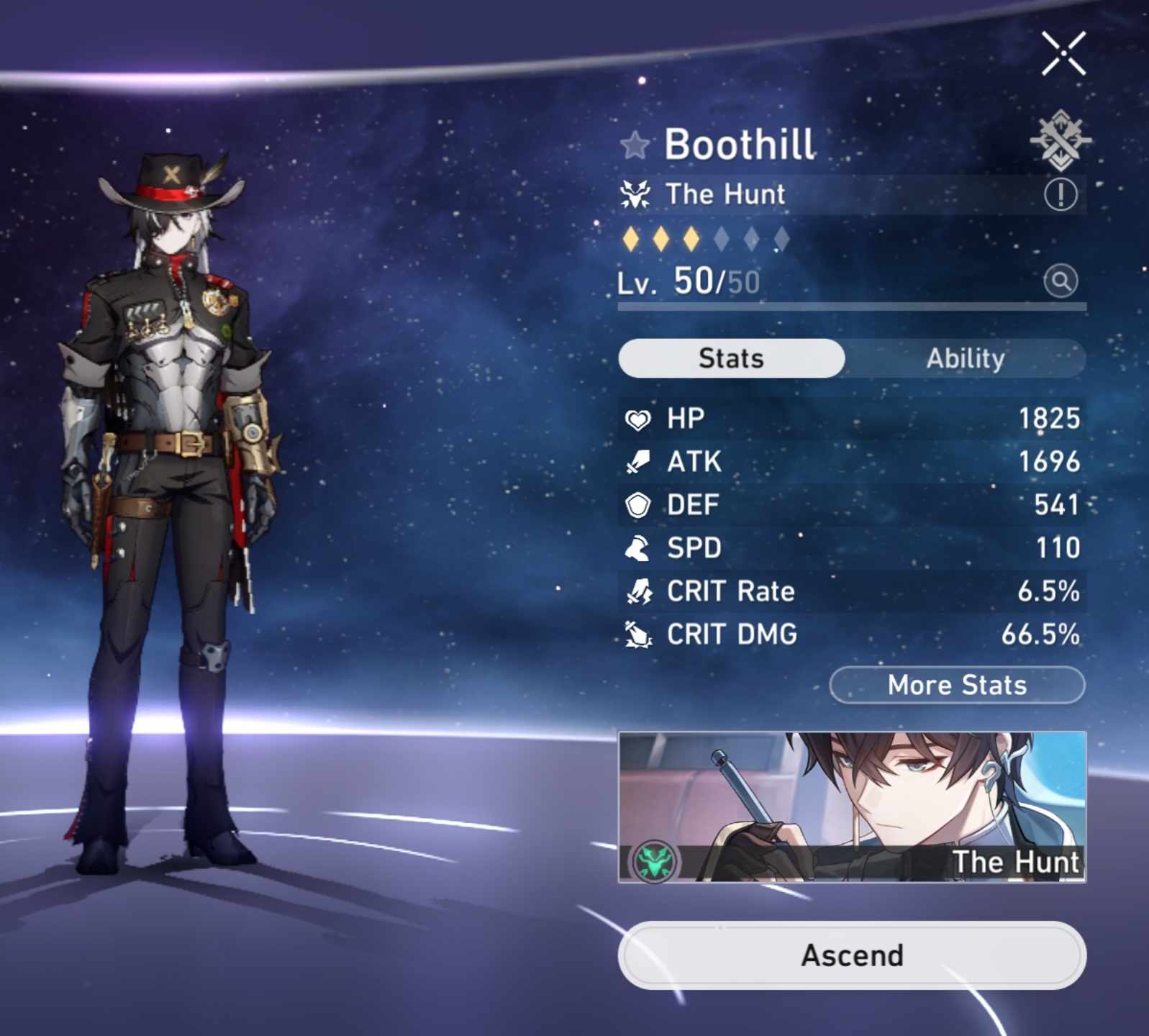 i accidentally got boothill and I'm new to hsr and don't know how to ...